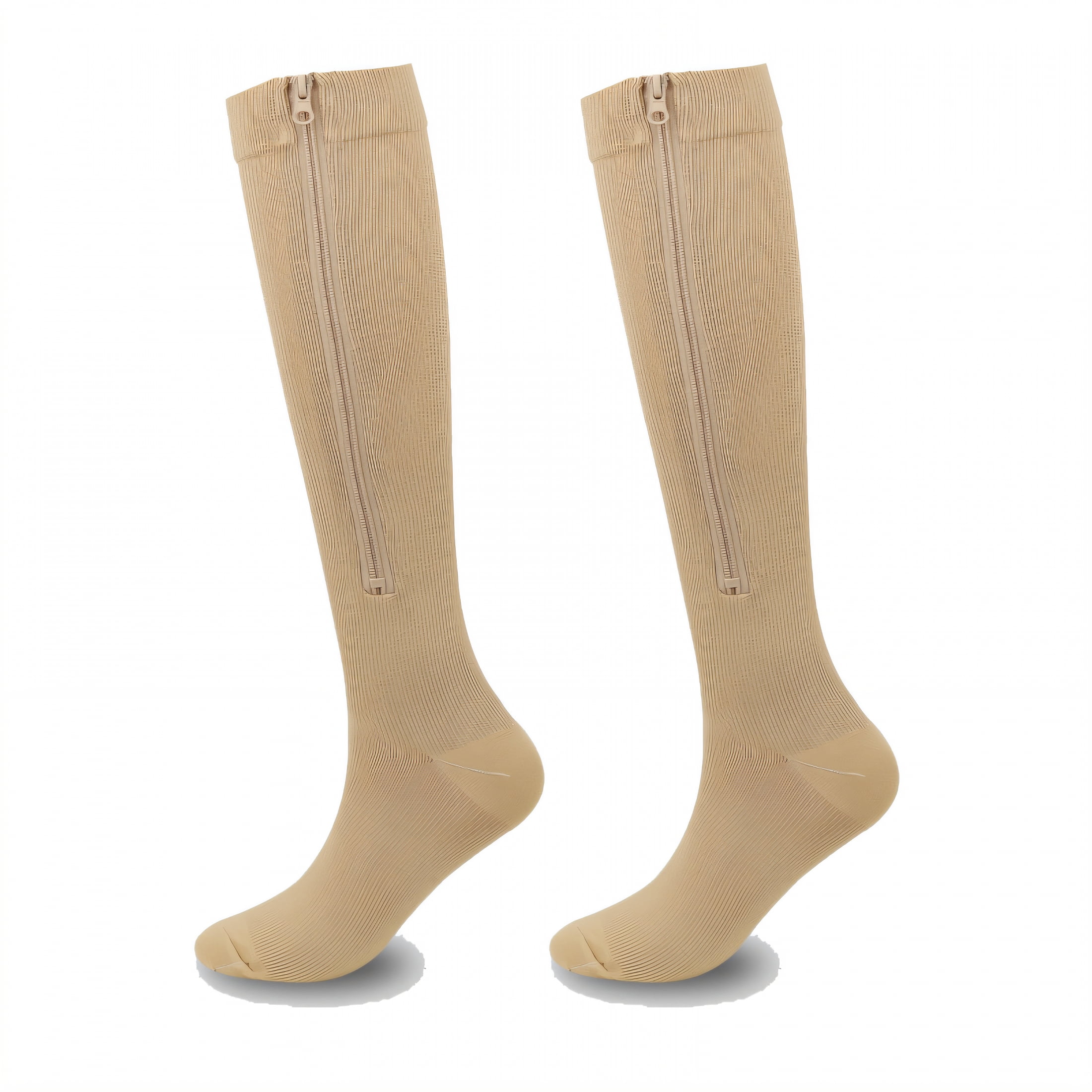 AUQ 2Pairs Compression Socks,Full Toe Coverage Design Compression Socks ...