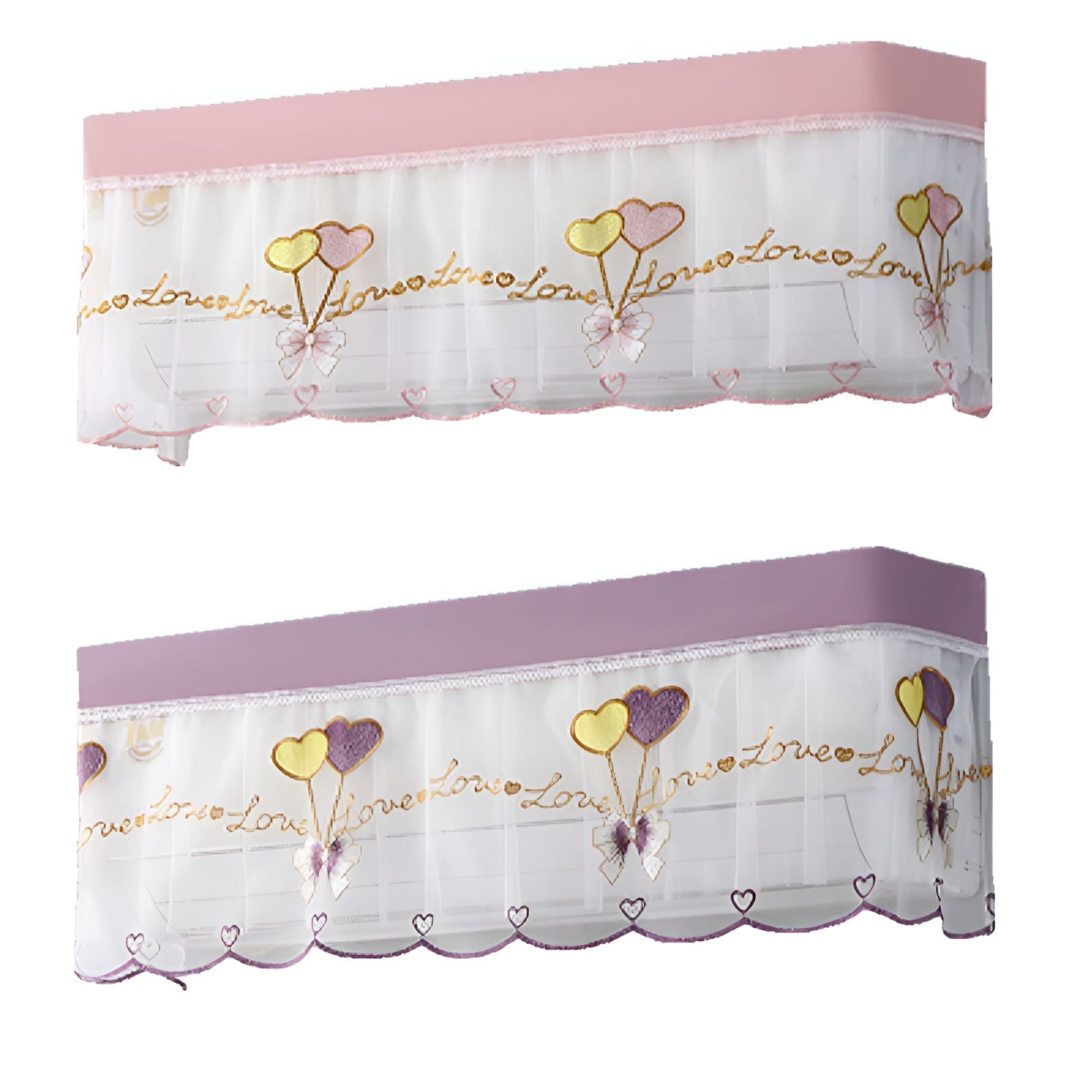 AUQ 2Pcs Air Conditioner Covers Does Not Affect Air Conditioner ...