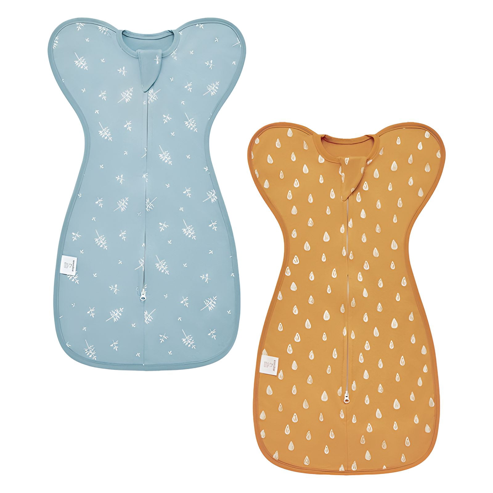 AUQ 2Pcs Baby Swaddle,Gentle Sleep Solution Baby Swaddle Blanket,Baby ...