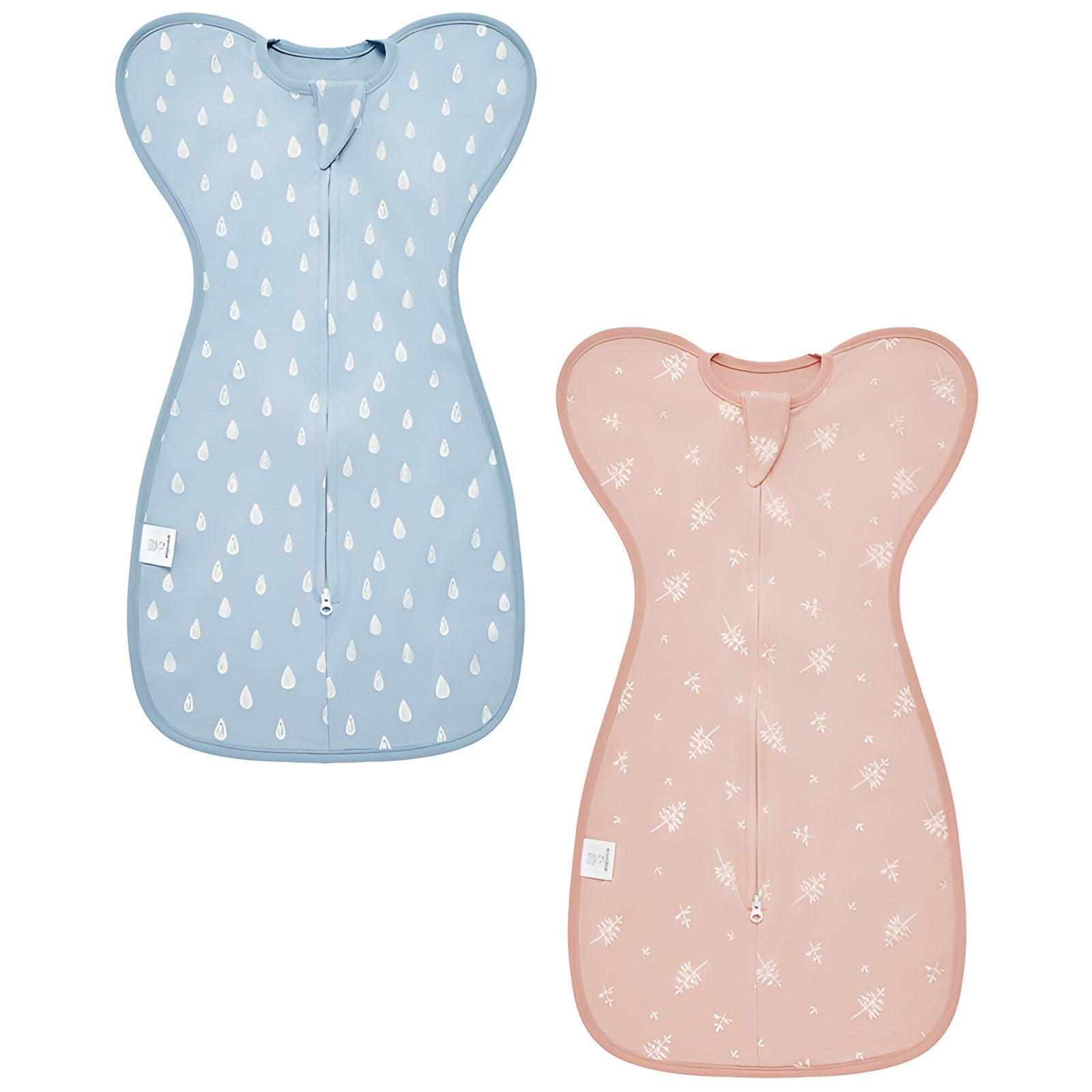 AUQ 2Pcs Baby Swaddle,Ultimate Sleep Support Swaddle Blanket,Natural ...