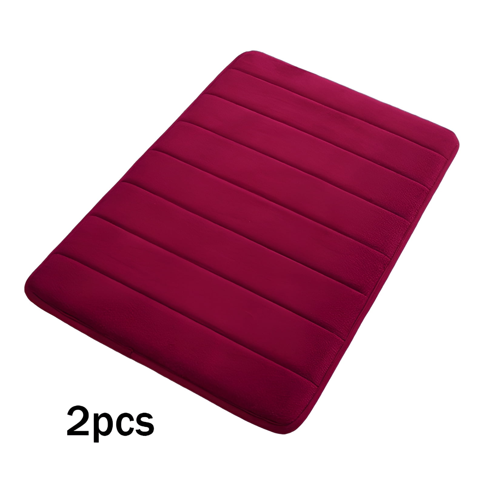 AUQ 2Pcs Bathroom Rugs,Bathroom Rugs Non Slip Washable,Tub Mat,15.7"x23 ...