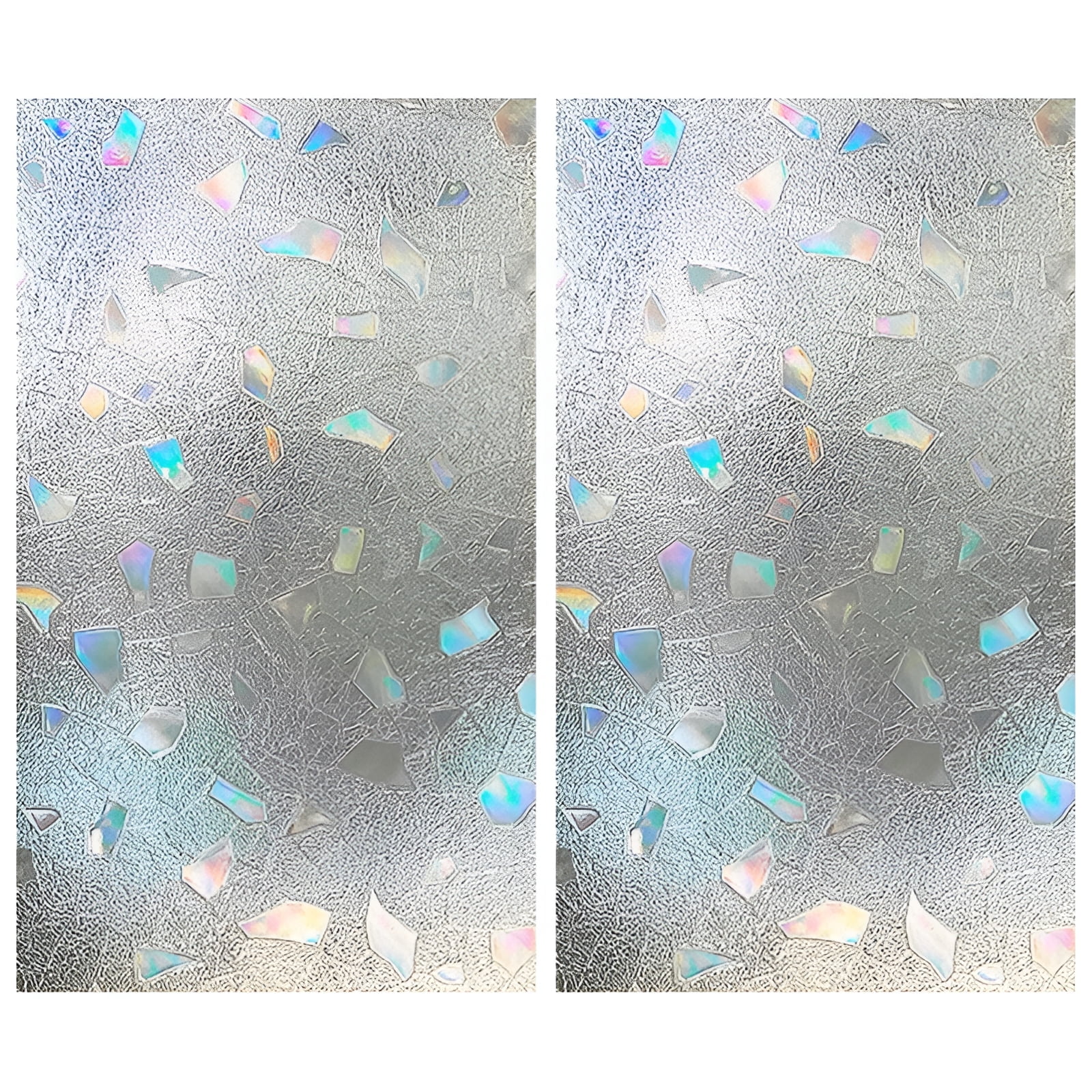 AUQ 2Pcs Bathroom Window Privacy Film,Flexible PVE Composition Static ...