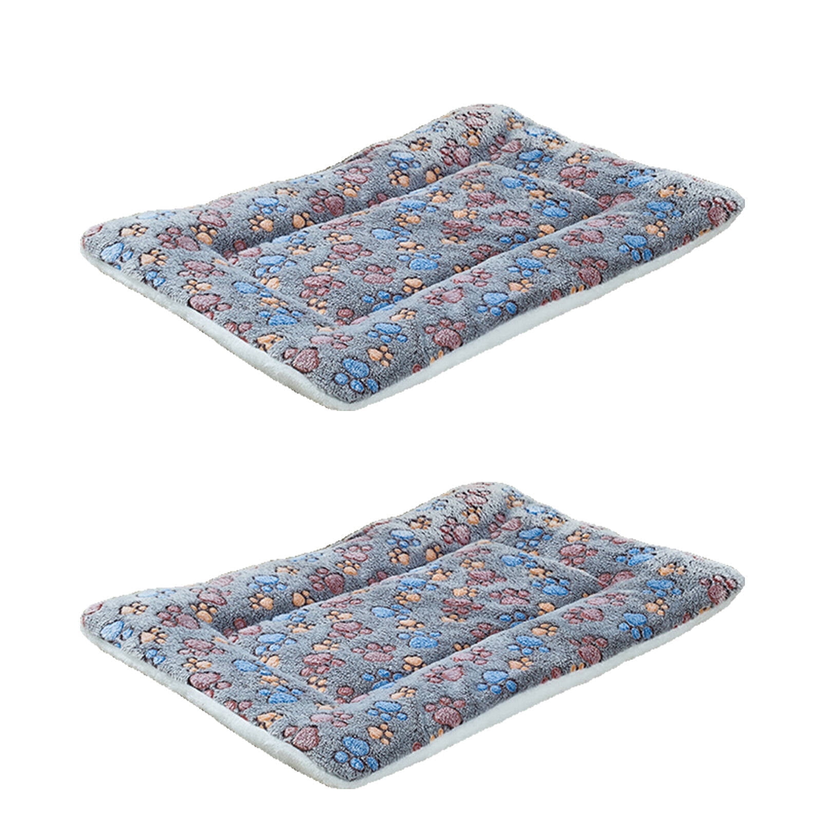 AUQ 2Pcs Chew Proof Dog Bed Locks in Warmth Dog Crate Pad Velvety-Soft ...