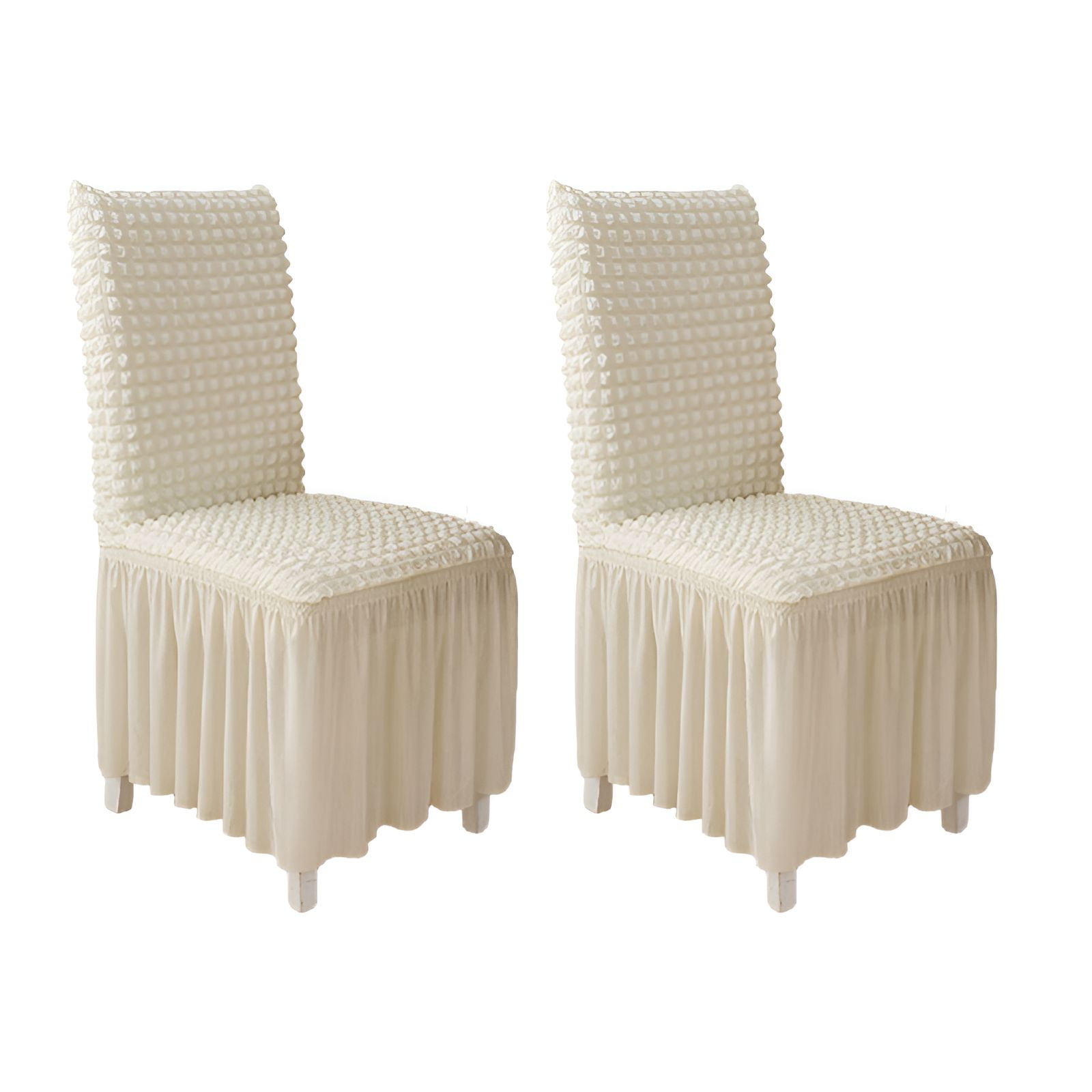 AUQ 2Pcs Dining Chair Covers,Thickened Chair Covers for Dining Chairs ...