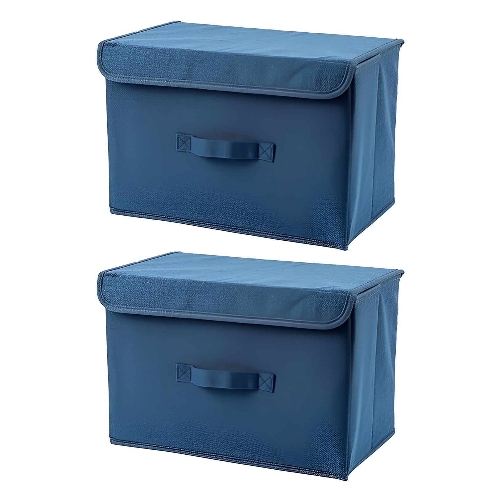 AUQ 2Pcs Fabric Storage Bins,Secured Dustproof Closure Storage Basket ...