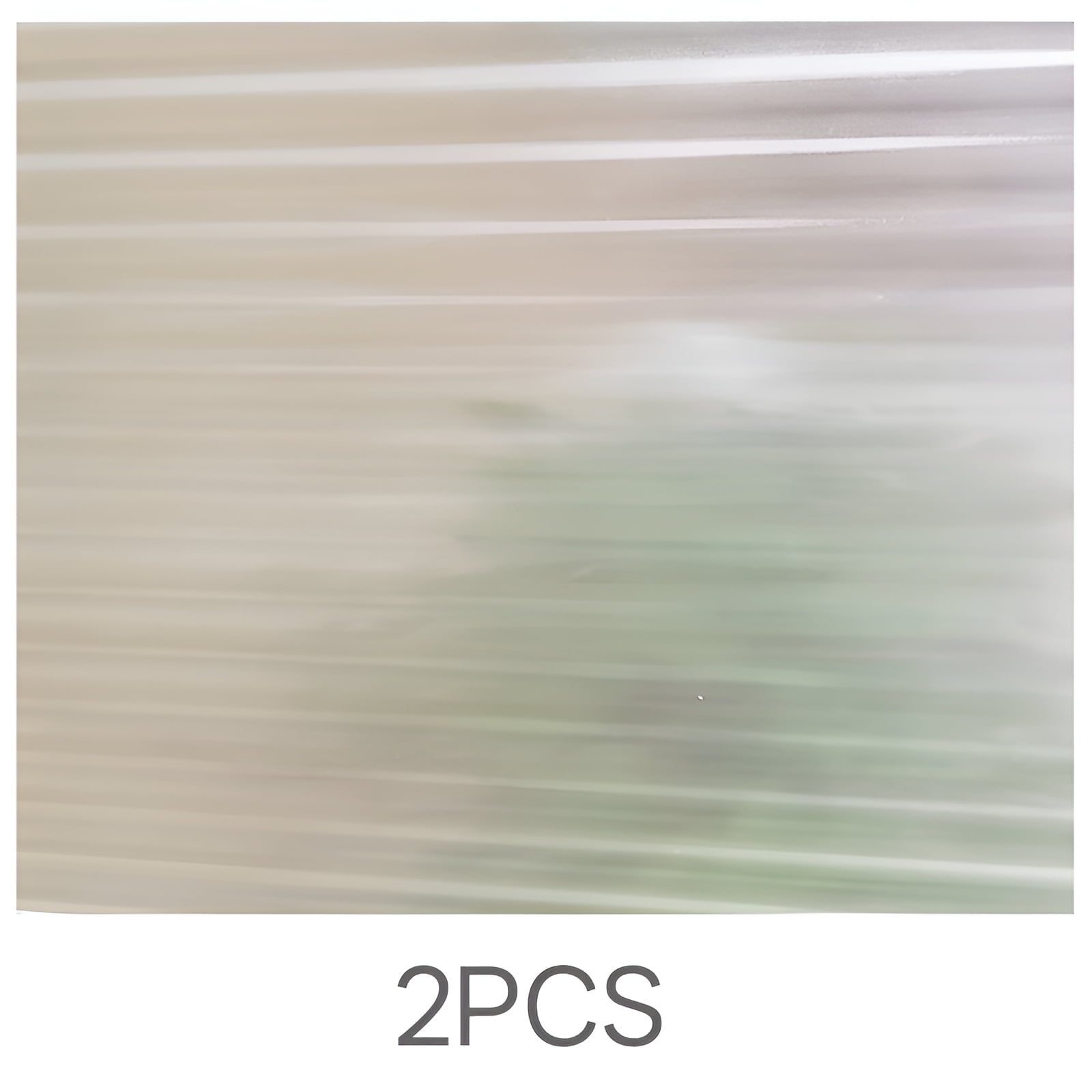 AUQ 2Pcs Frosted Glass Window Film,Stripe Gloss Illusion Bathroom ...