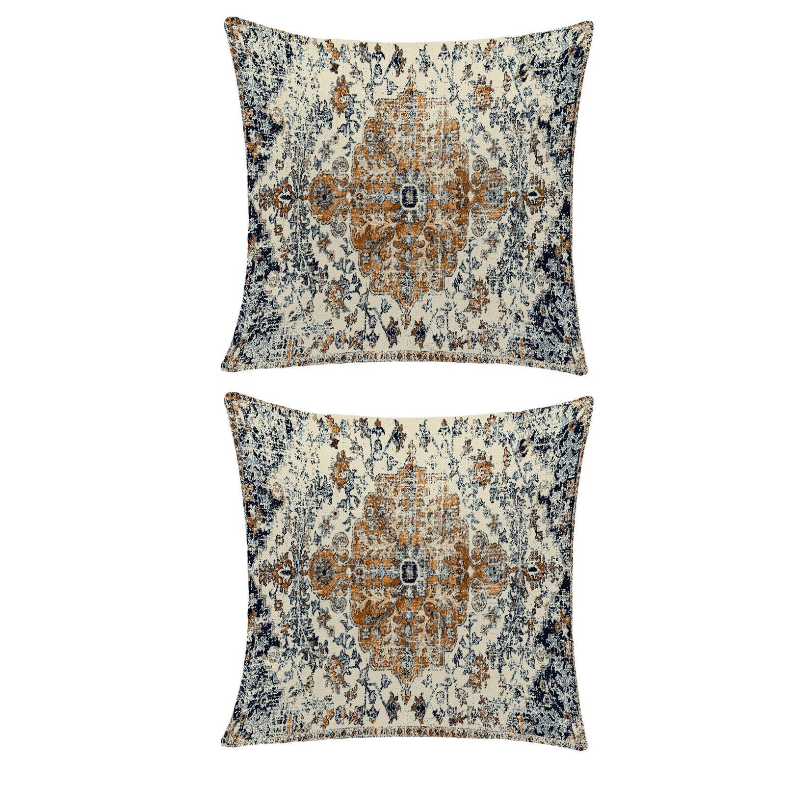 AUQ 2Pcs Pillow Covers Neutral Color Harmony Couch Pillow Covers Linen ...