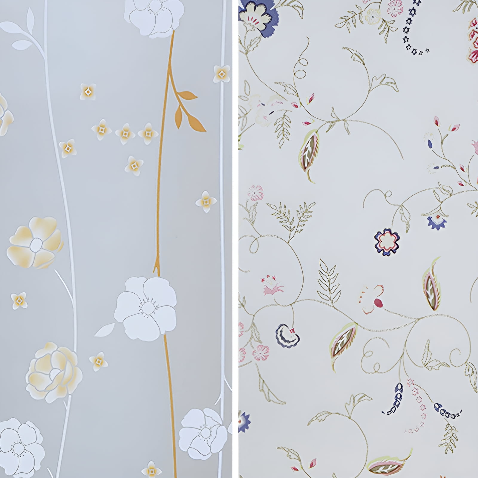 AUQ 2Pcs Privacy Window Film,Vision Control Screen Removable Window ...