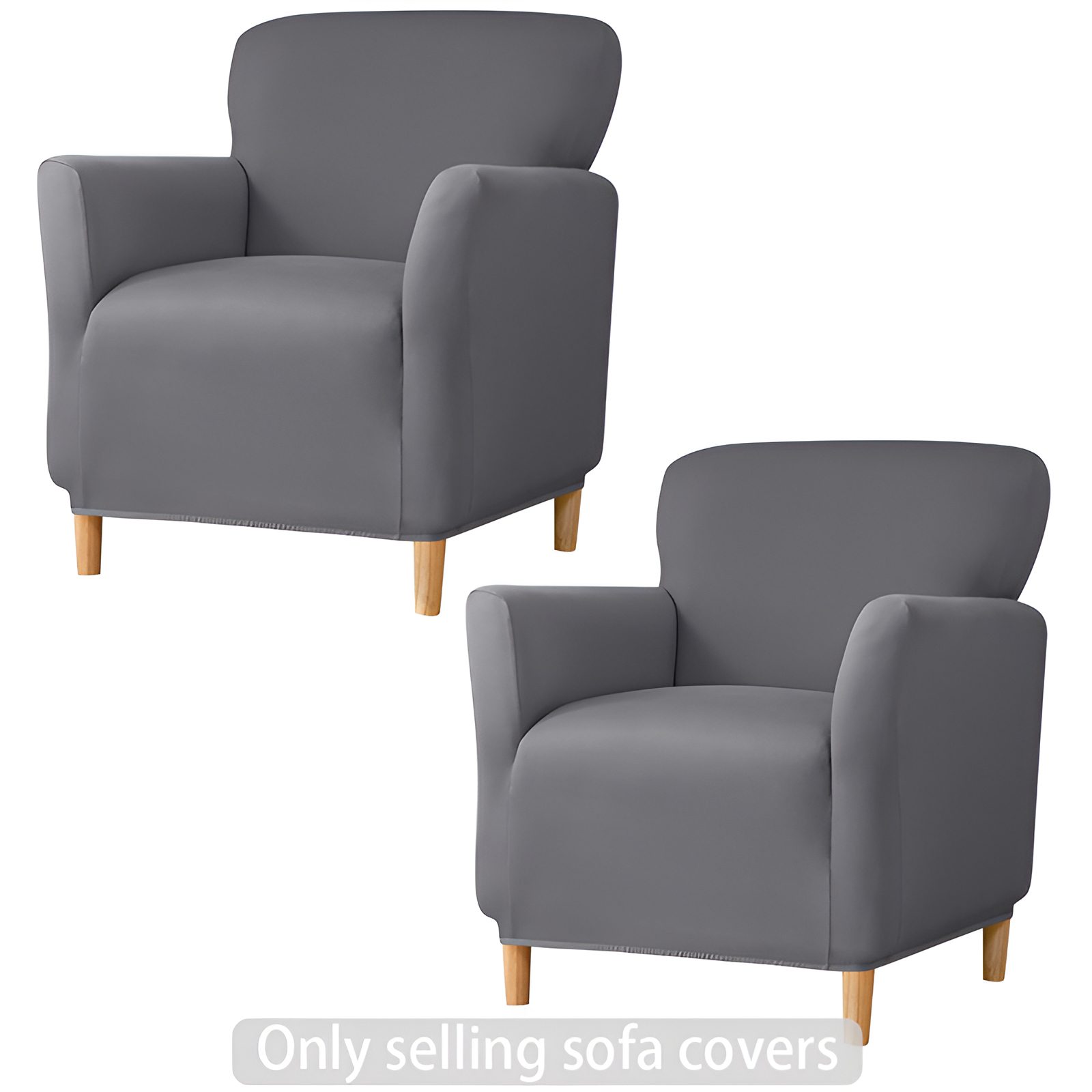 AUQ 2Pcs Recliner Chair Covers,Soft and Cozy Recliner Cover,Bio-Dye ...