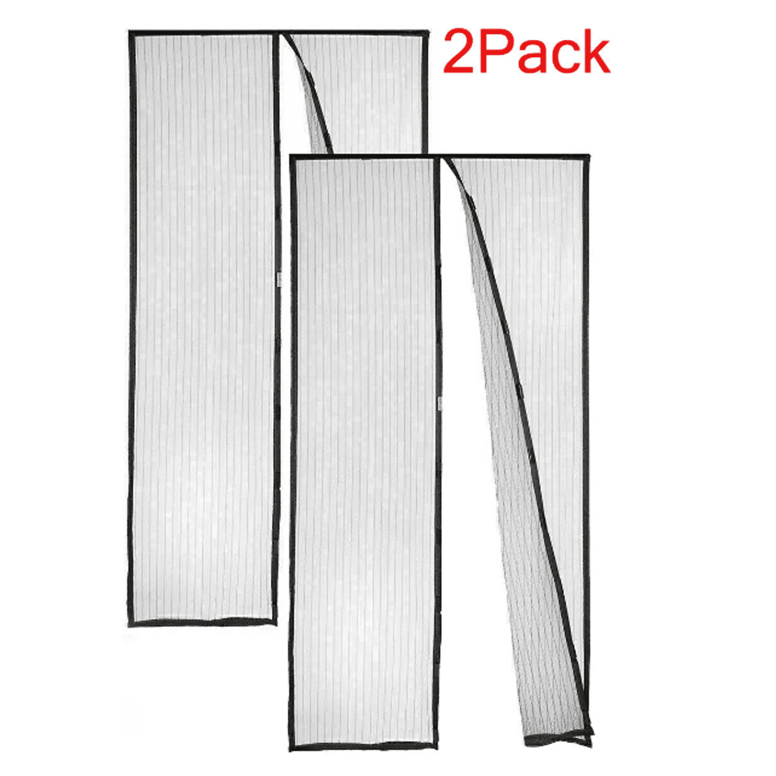 AUQ 2Pcs Screen Door Mesh,Effective Bug Protection Door Screen Magnetic ...