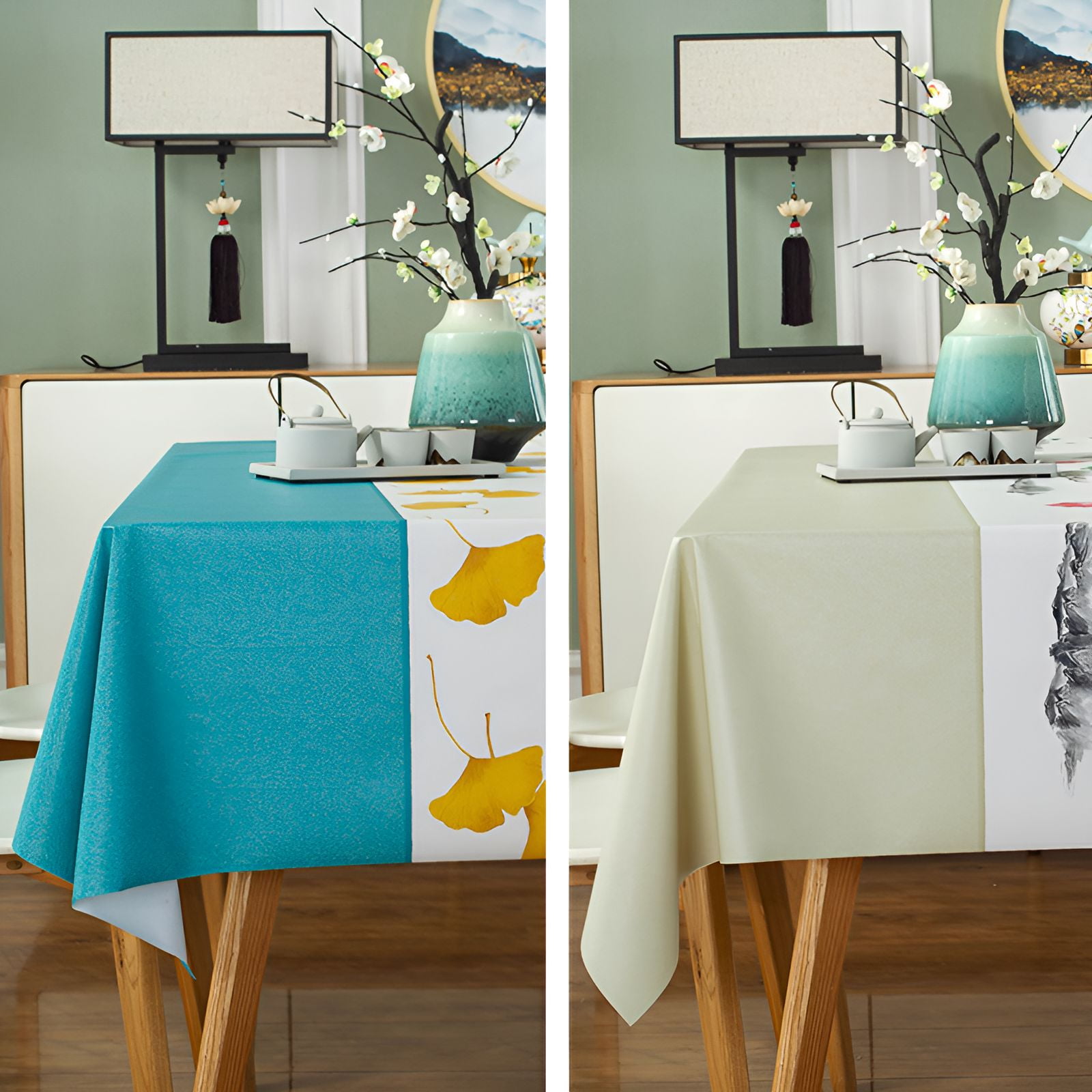 AUQ 2Pcs Table Cloth,Exquisite Craftsmanship Table Cloth Rectangle ...