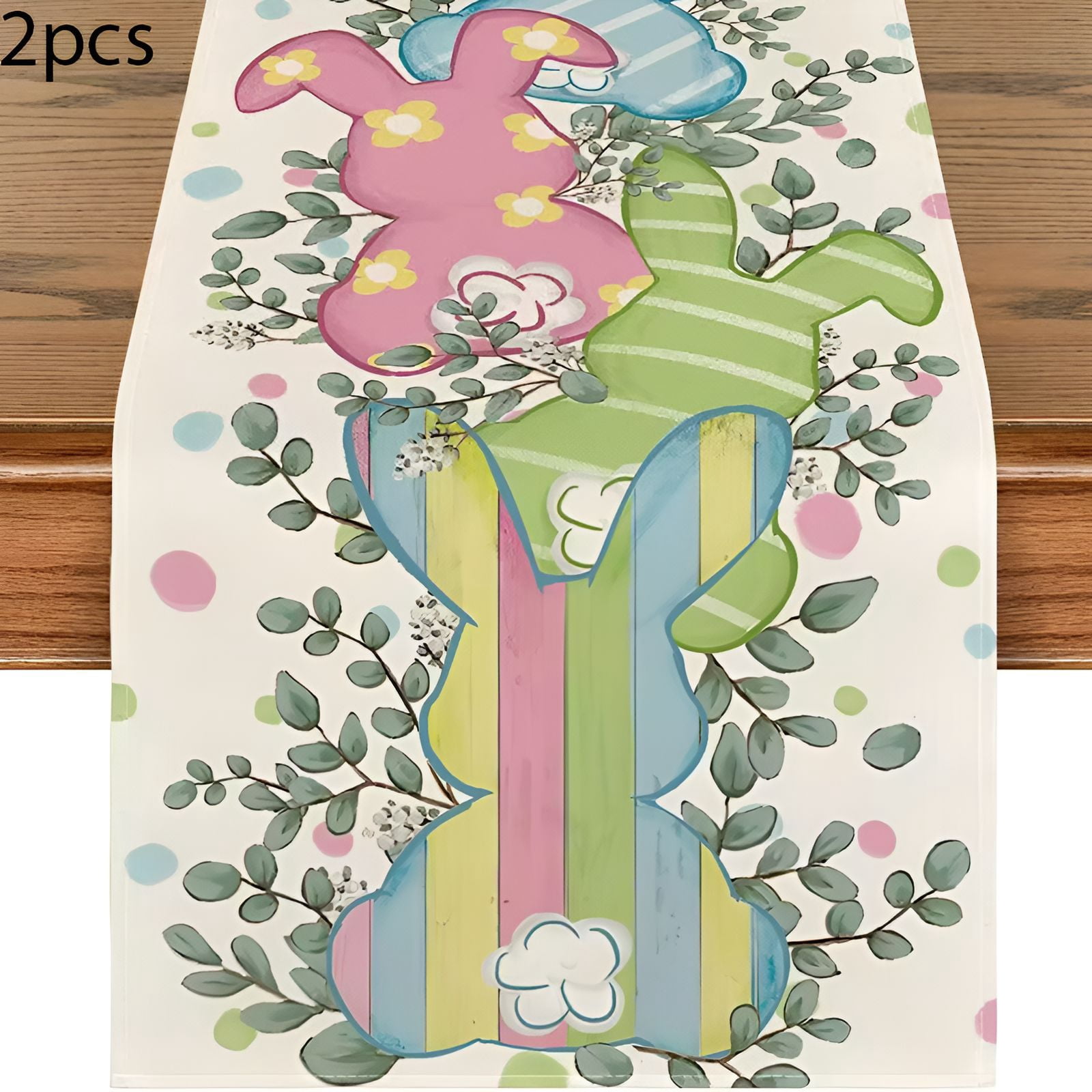 AUQ 2Pcs Table Runner,Waterproof Layer Protection Table Runners 90 ...