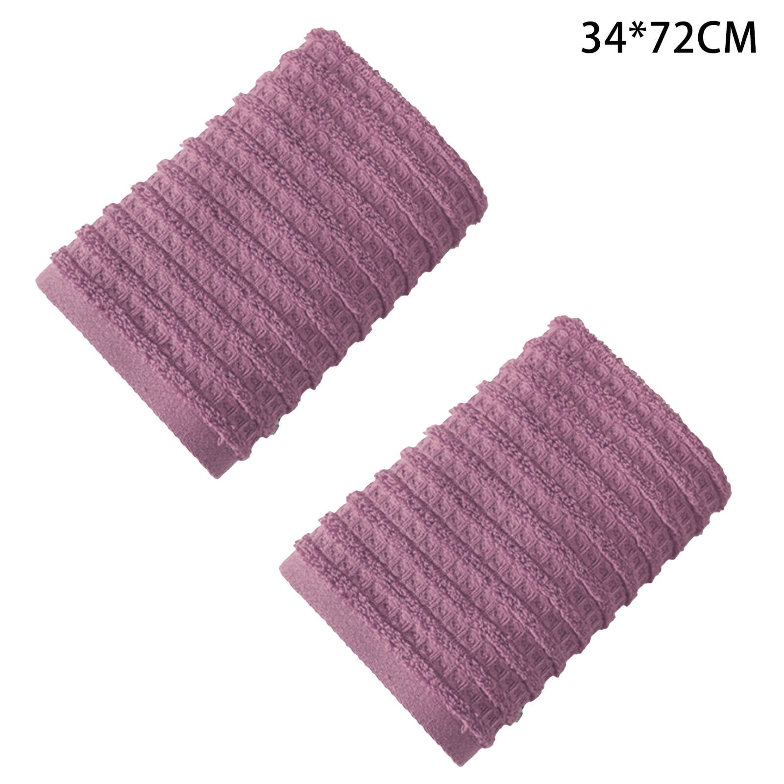 AUQ 2Pcs Towels Soft Face Towels Solid Color Bathroom Towels,Light ...