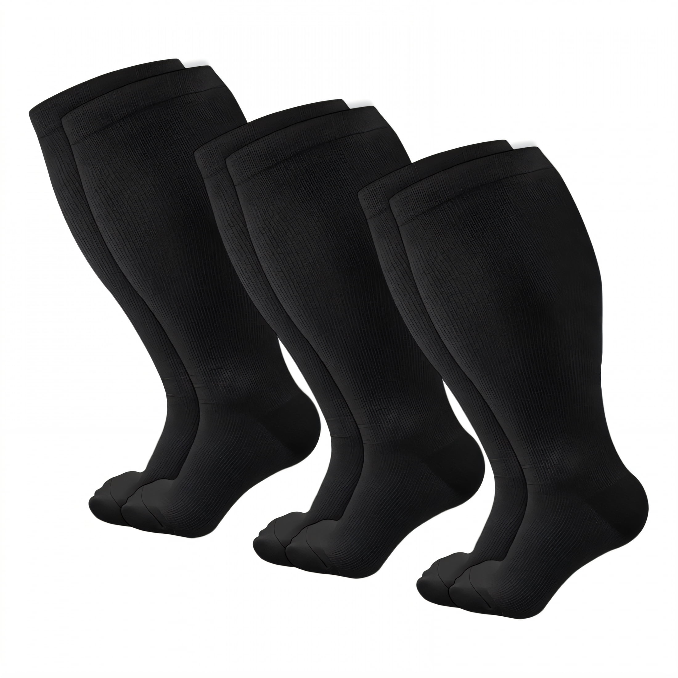 AUQ 3Pairs Compression Socks,Compression Design Compression Socks Men ...