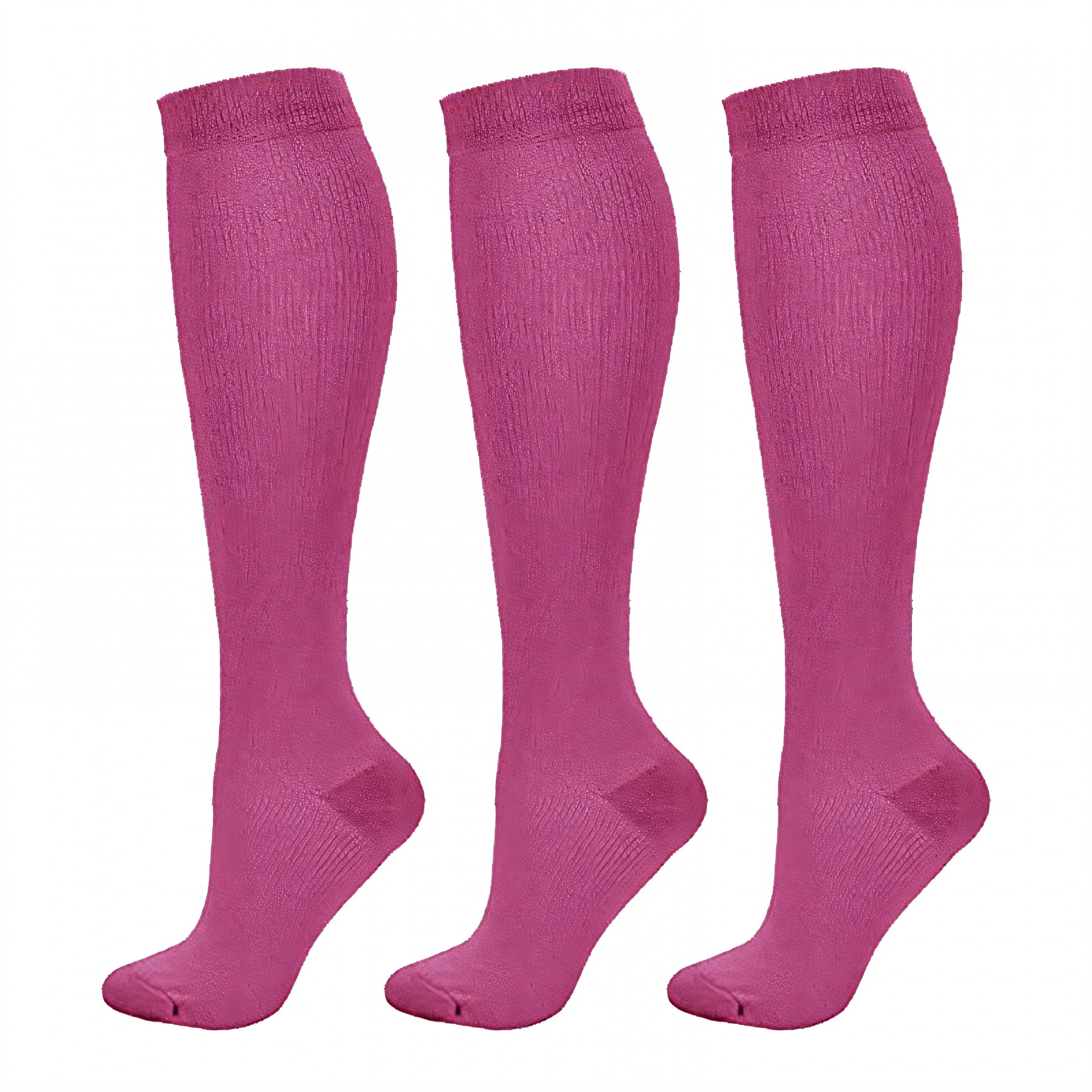 AUQ 3Pairs Compression Socks,Mid-Calf Length Compression Socks Men ...