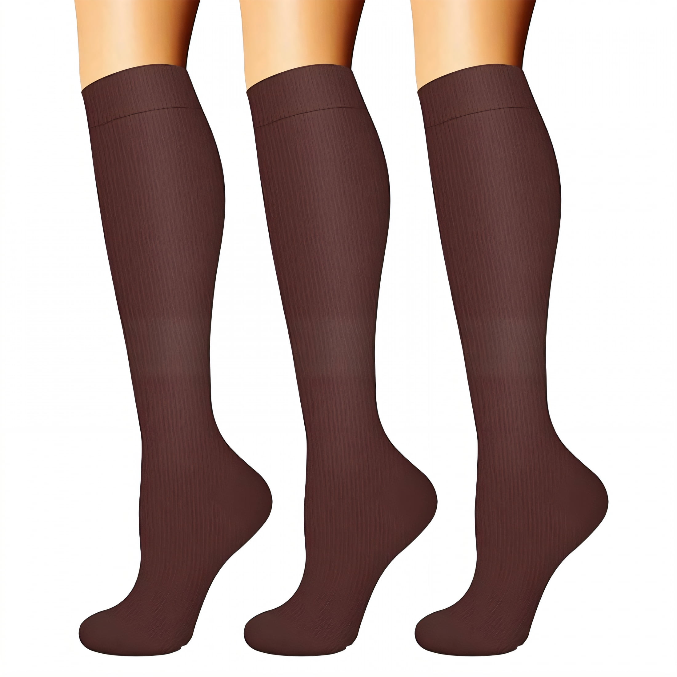 AUQ 3Pairs Compression Socks,Scientific Compression Support Compression ...