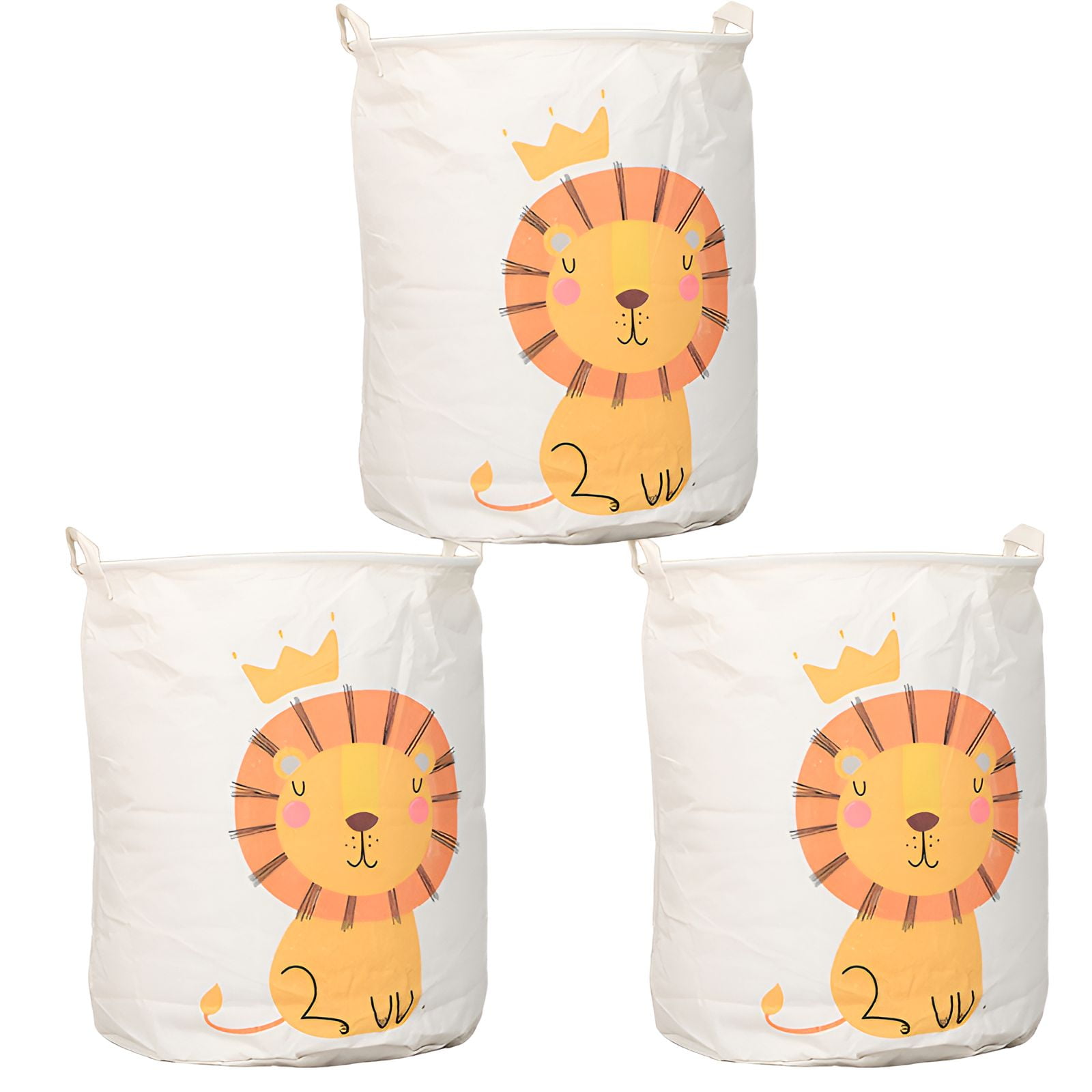 AUQ 3Pcs Baby Hamper,Regular and Clean Stitching Kids Laundry Hamper ...