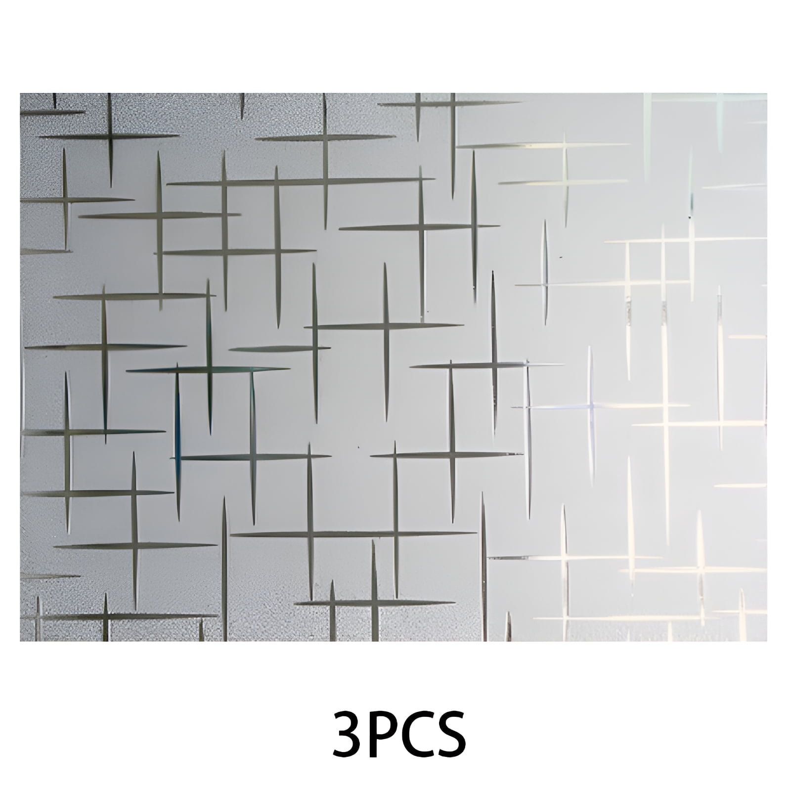 AUQ 3Pcs Bathroom Window Privacy Film,Full Privacy Layout Frosted ...