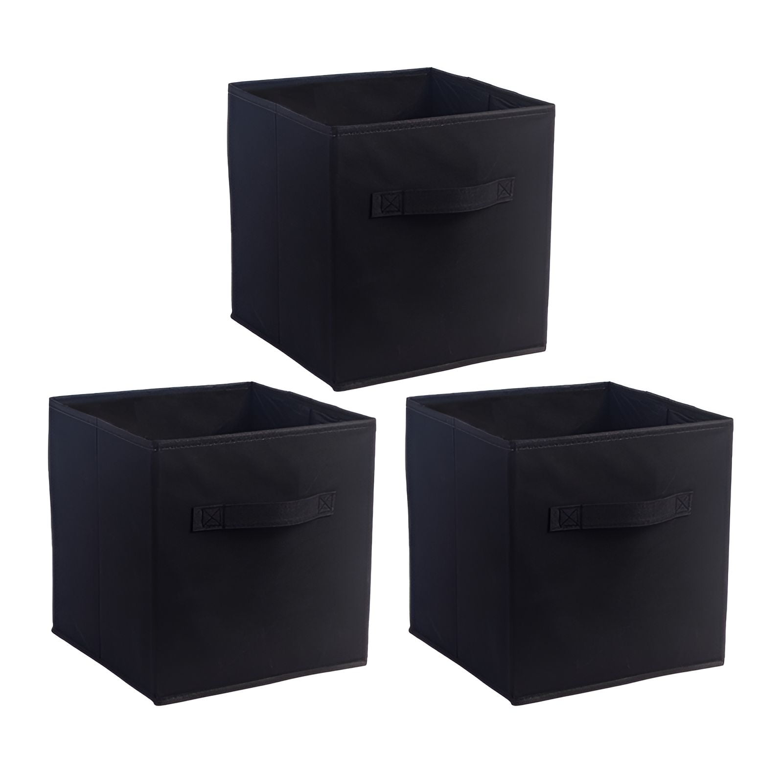 AUQ 3Pcs Fabric Storage Bins,Gentle Cloth Texture Storage Cubes,Perfect ...