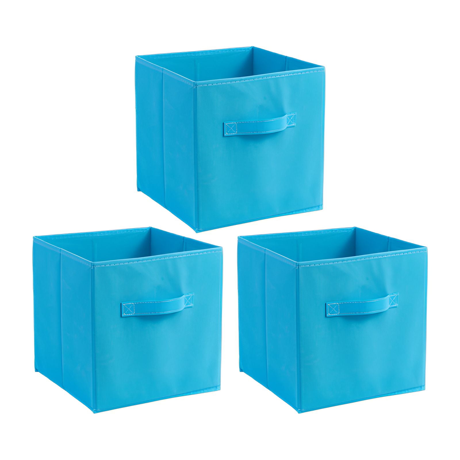 AUQ 3Pcs Fabric Storage Bins,Innovative Design Storage Cubes,Space ...