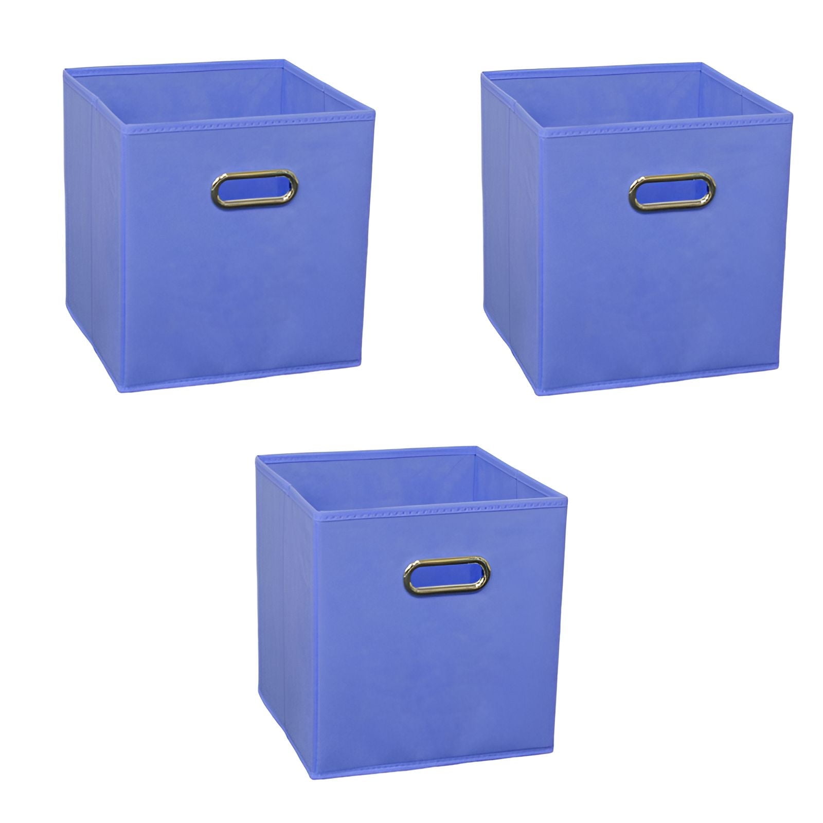 AUQ 3Pcs Fabric Storage Bins,Multi-Layer Design Storage Cubes,Ordered ...