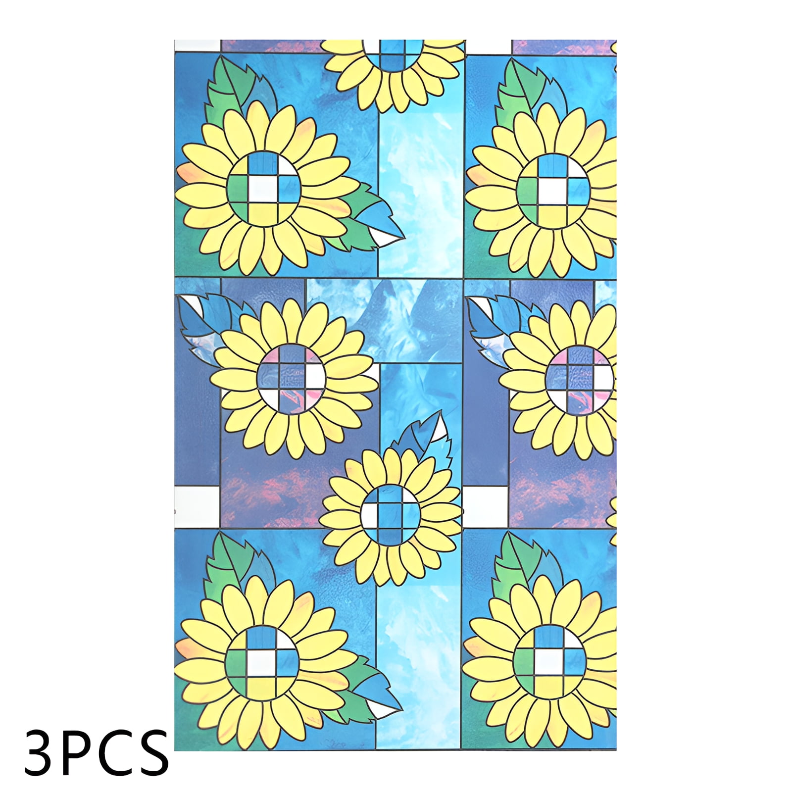 AUQ 3Pcs Frosted Glass Window Film,Blurred View Blocker Bathroom Window ...