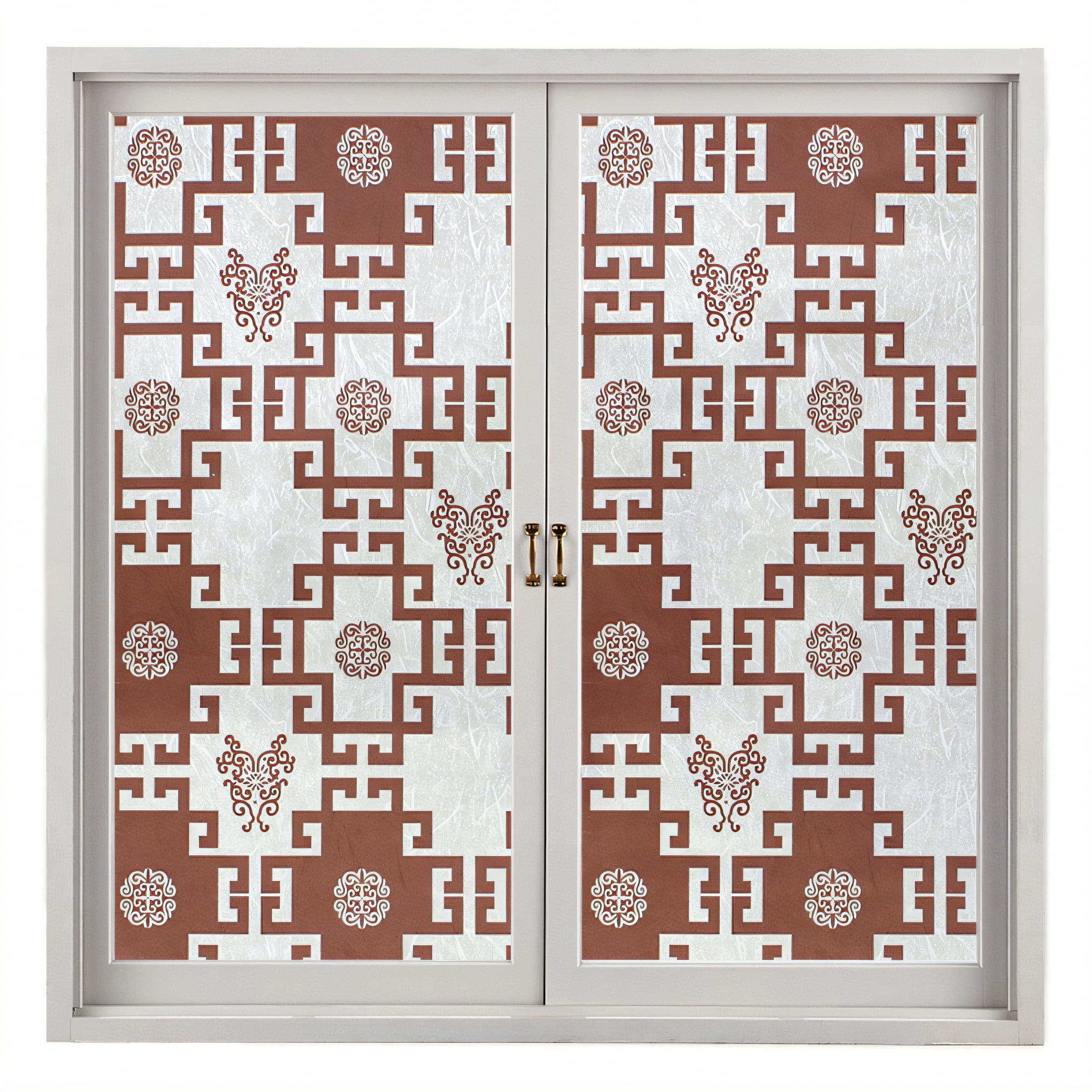 AUQ 3Pcs Frosted Glass Window Film,Imprint-Free Surface Bathroom Window ...