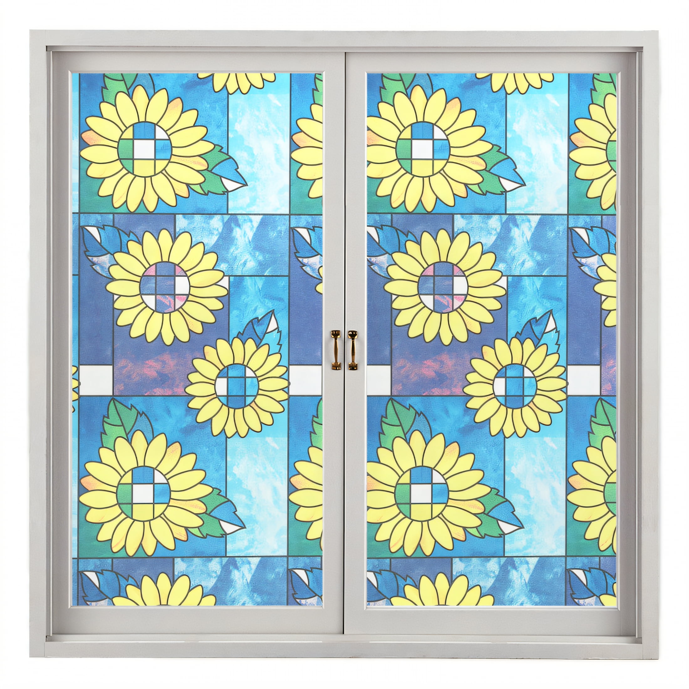 AUQ 3Pcs Frosted Glass Window Film,Vision Obstruction Panel Bathroom ...