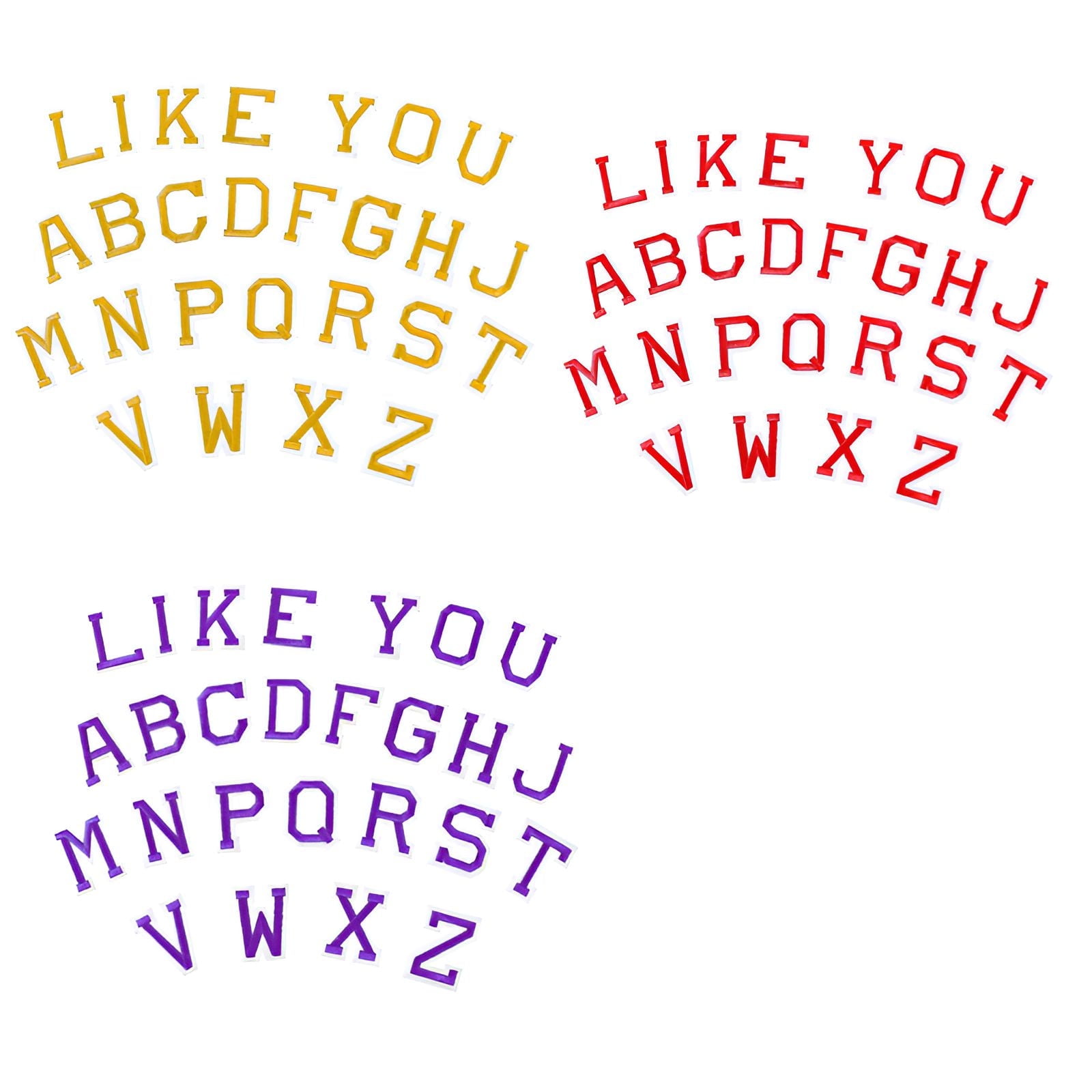 AUQ 3Pcs Iron on Patches,Bookbag Decoration Animal Embroidery Decal ...