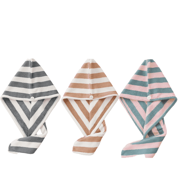 AUQ Shower Cap Coral Fleece Shower Caps Thicken Scrub Caps,Pink and ...