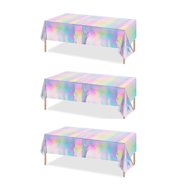 6 Count Bulk Pack Boho Rainbow Paper Table Covers - Walmart.com