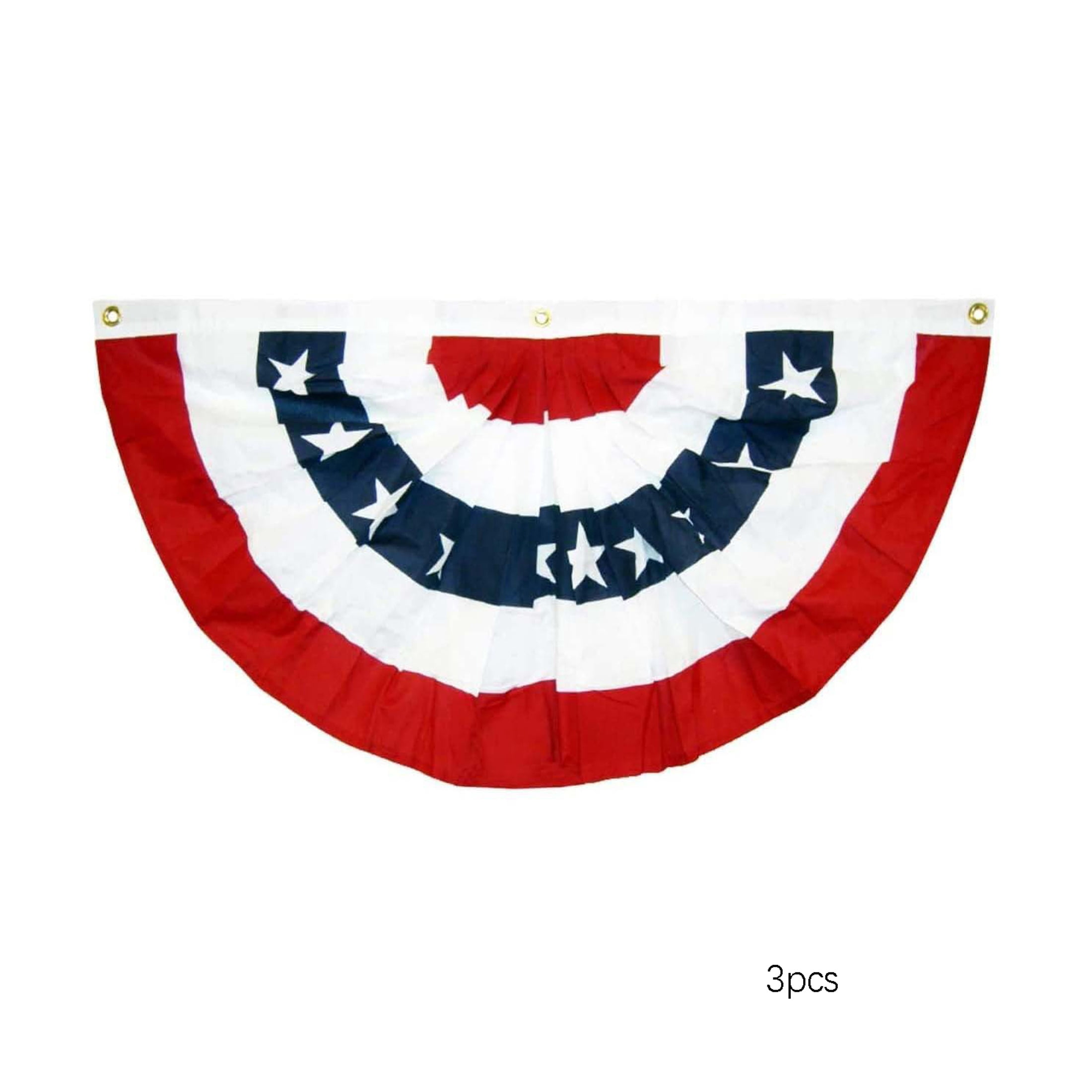 AUQ 3X6 Ft American Bunting Flags for Outside,4Th of July 250Th ...