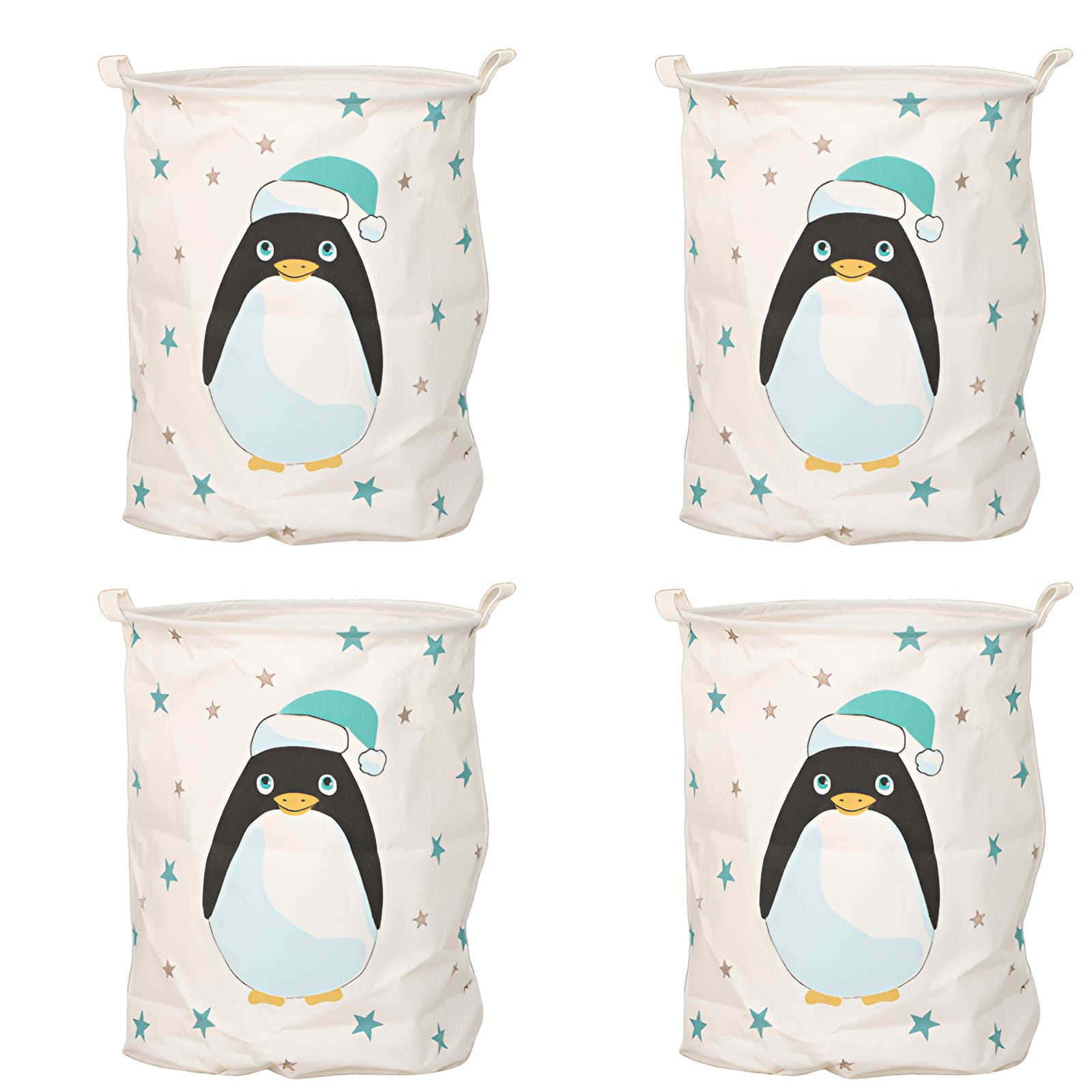 AUQ 4Pcs Baby Hamper,Side Handles Design Kids Laundry Hamper,Consistent ...