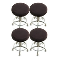 Saloniture 2-Pack Round Stool Seat Cover, 15-1/2 Inch Waterproof ...