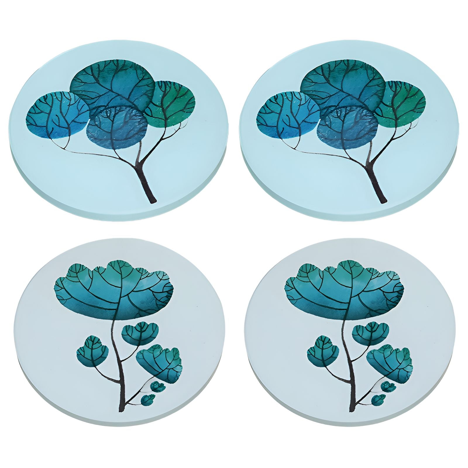 AUQ 4Pcs Coasters,Enhances Table Style Drink Coasters,Eco-Friendly ...
