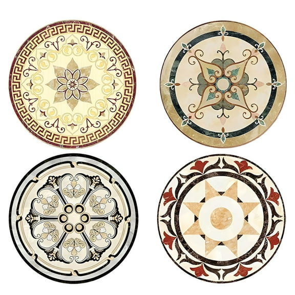 Coaster Ice Cold Beer Served Here Circular Coasters Set of 4 - Walmart.com