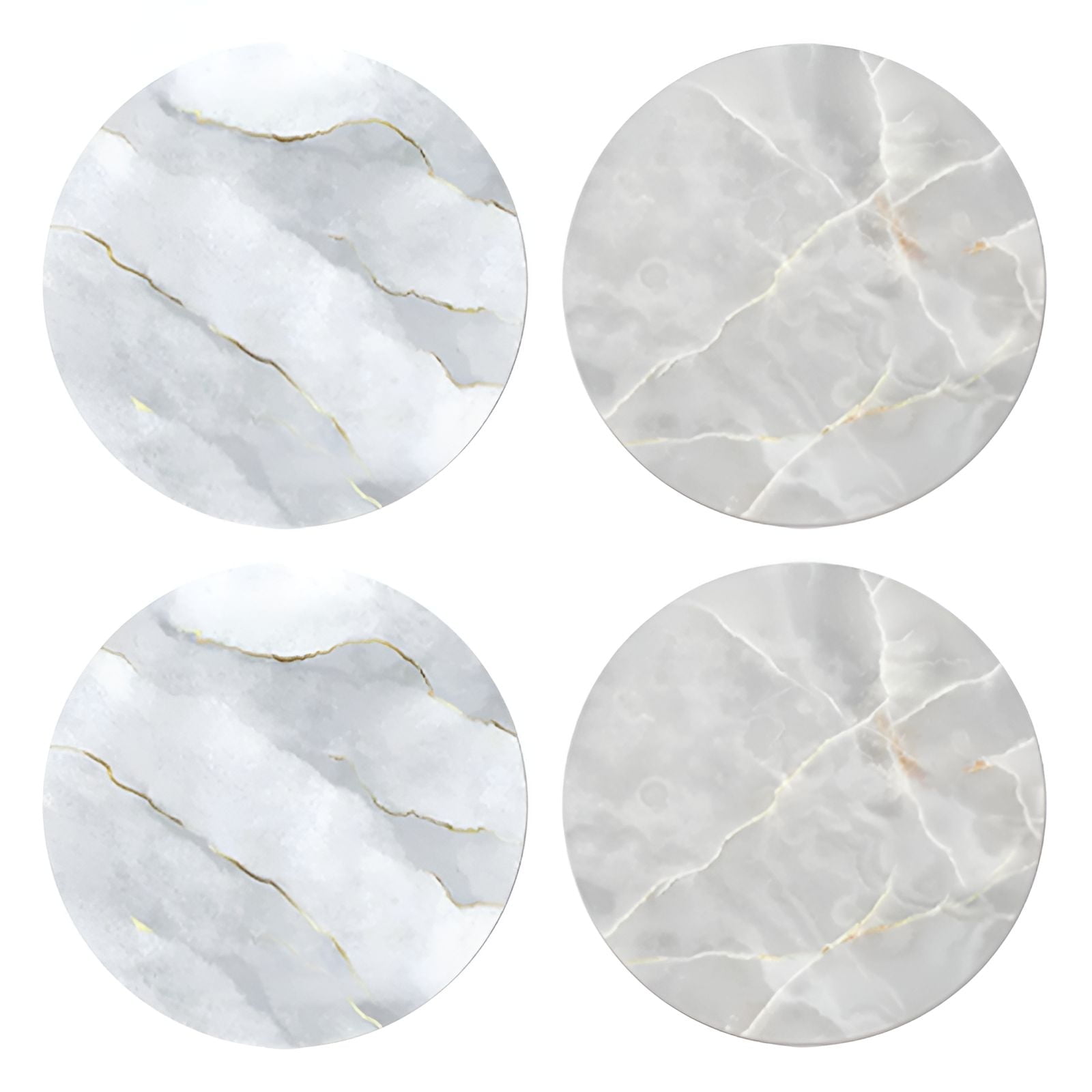 AUQ 4Pcs Coasters,Simple & Elegant Drink Coasters,Powerful Absorption ...