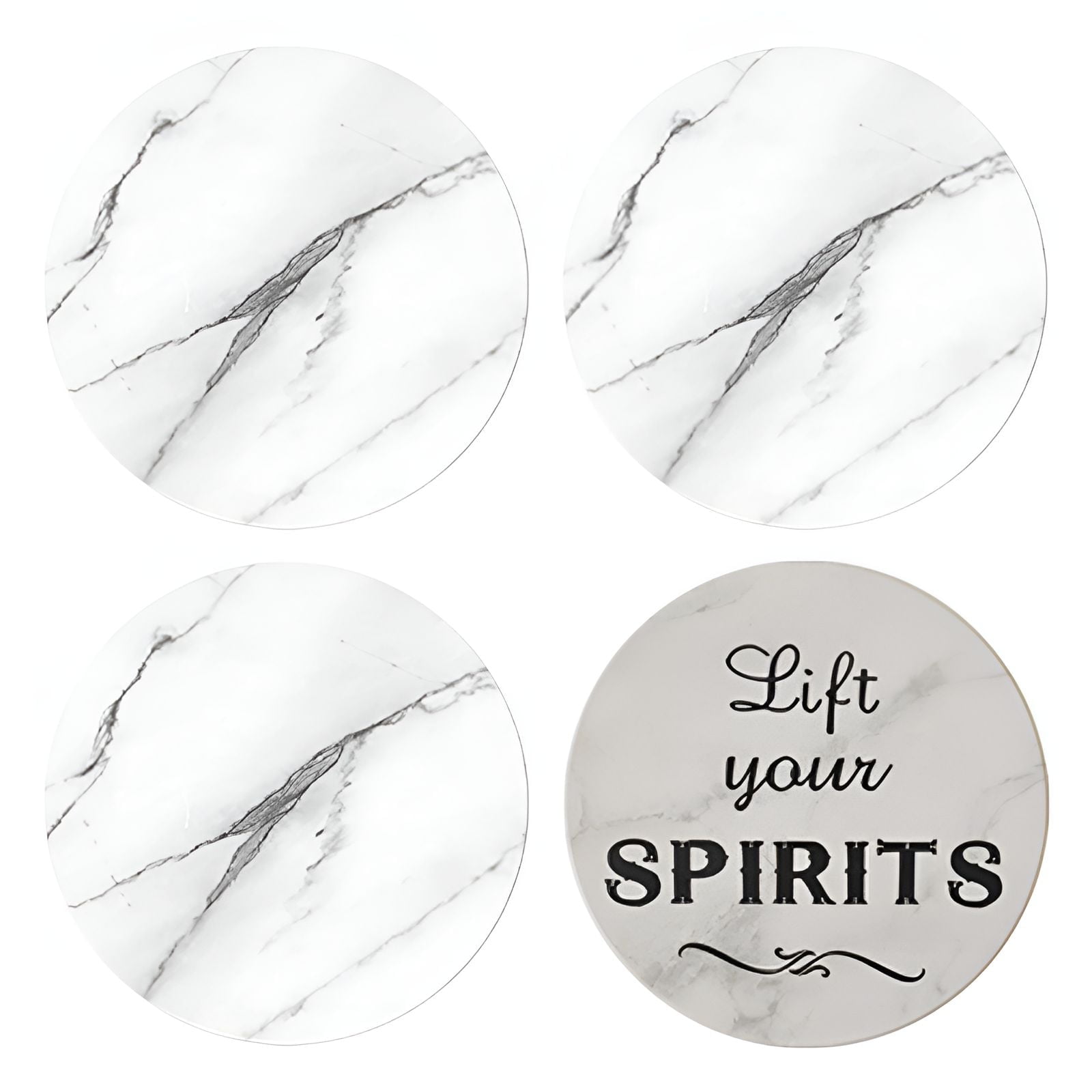 AUQ 4Pcs Coasters,Suitable for Home & Office Drink Coasters,Compact ...