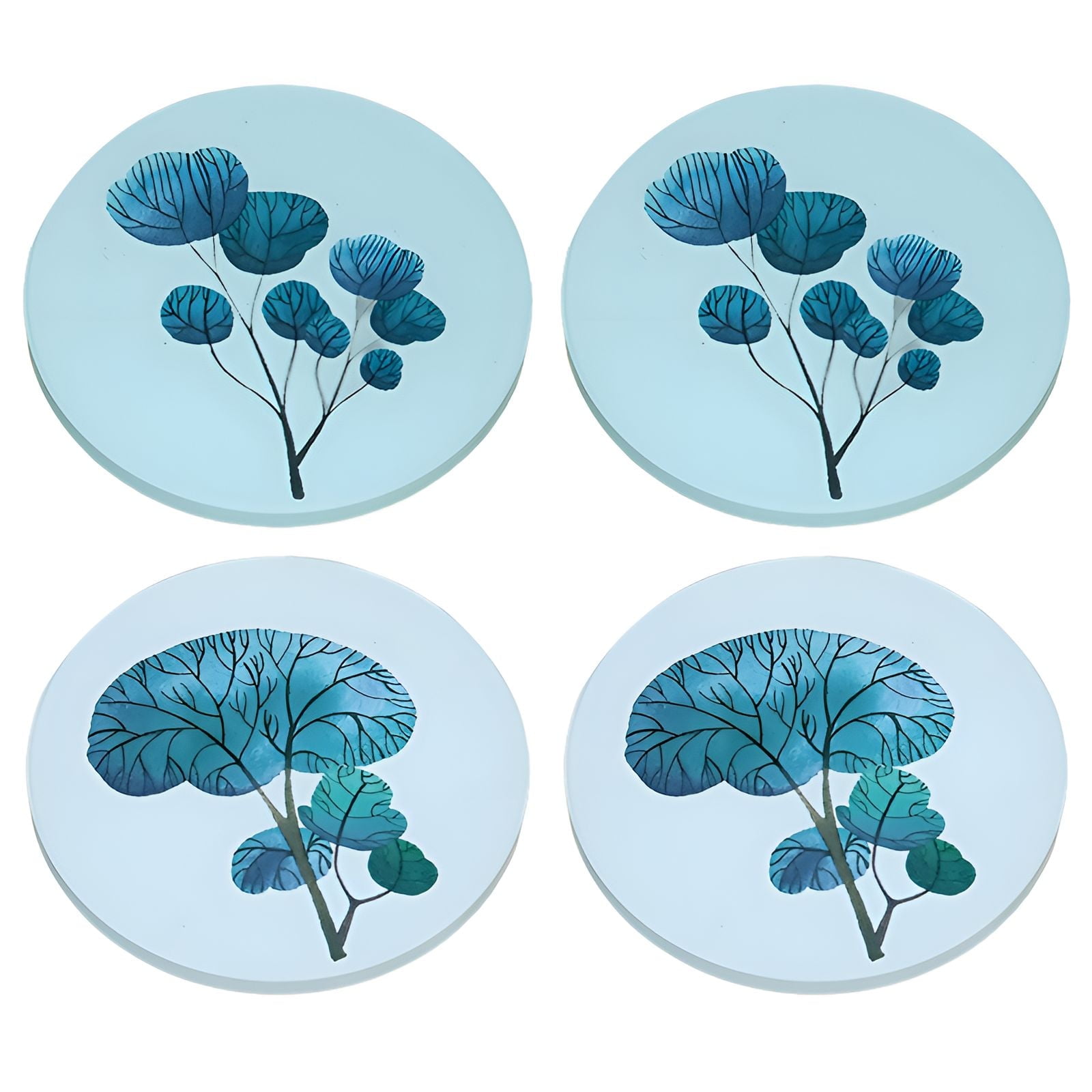 AUQ 4Pcs Coasters,Waterproof Design Coaster,High Resilience Design ...