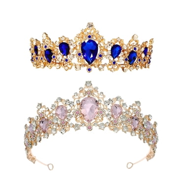 12 Pack Princess Crowns for Toddlers, Children's Toy Set, Kids Dress Up ...