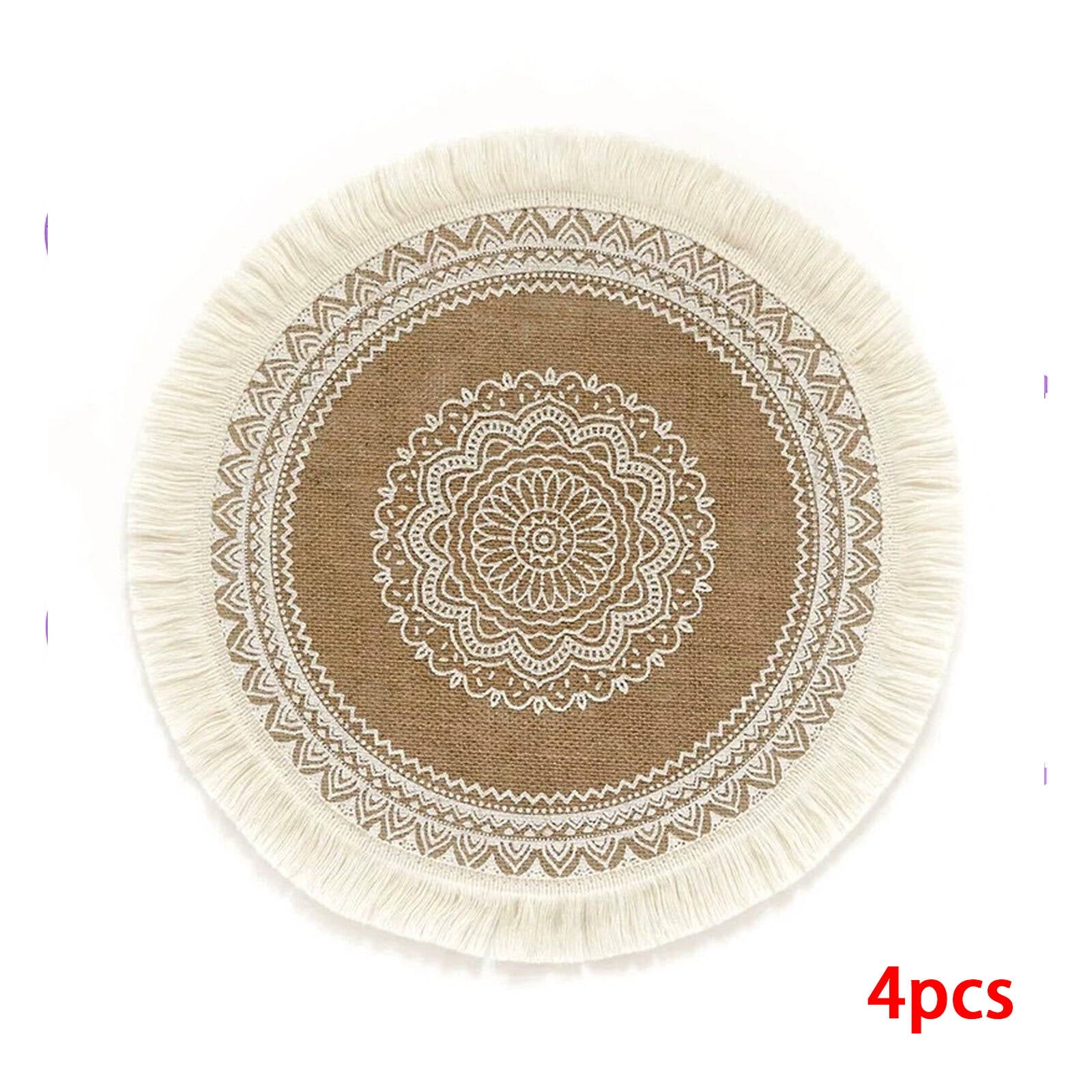 AUQ 4Pcs Dish Drying Mat Exquisite Weaving Craftsmanship Table Mats the ...