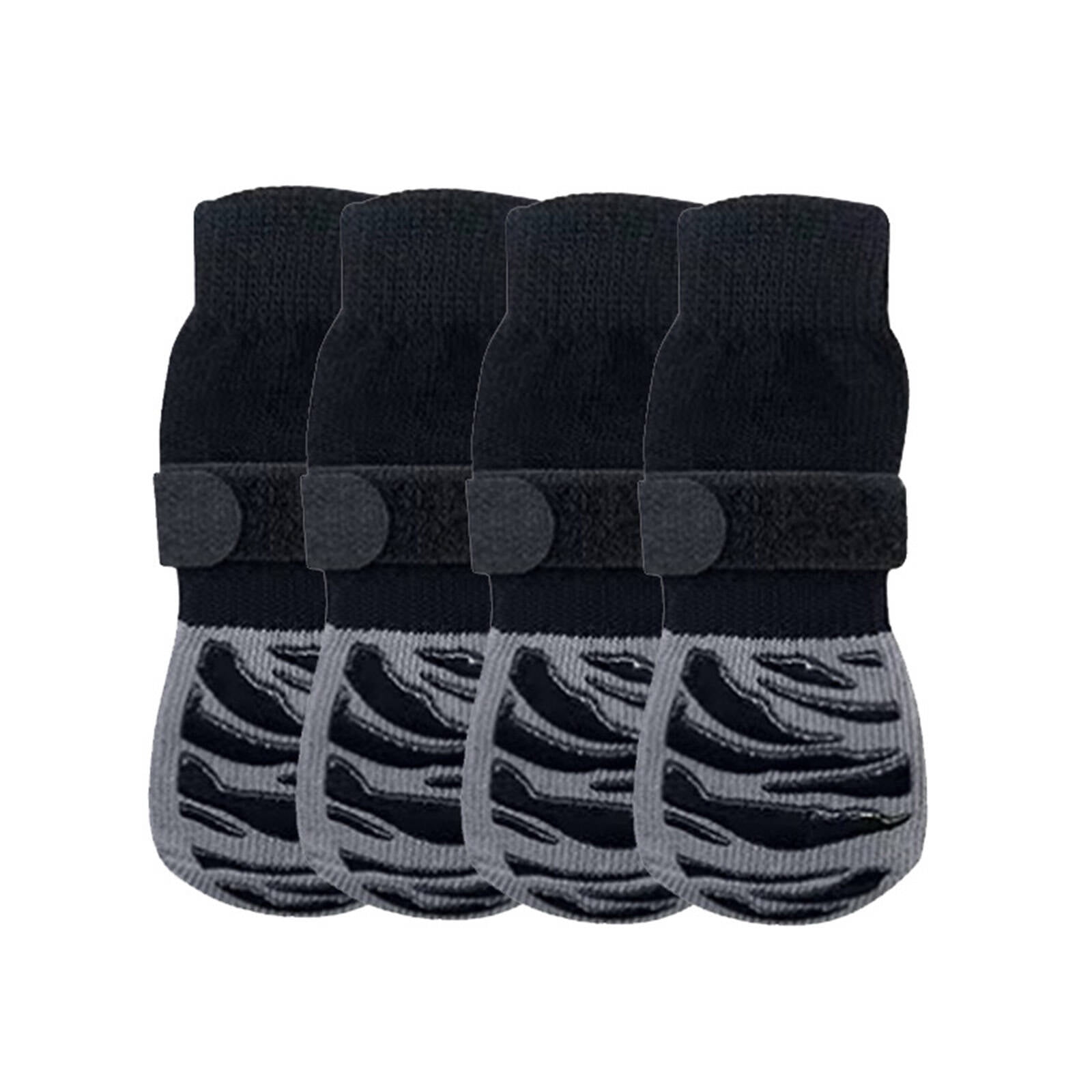 AUQ 4Pcs Grip Socks Soft Breathable Comfortable Dog Booties Anti-Slip ...