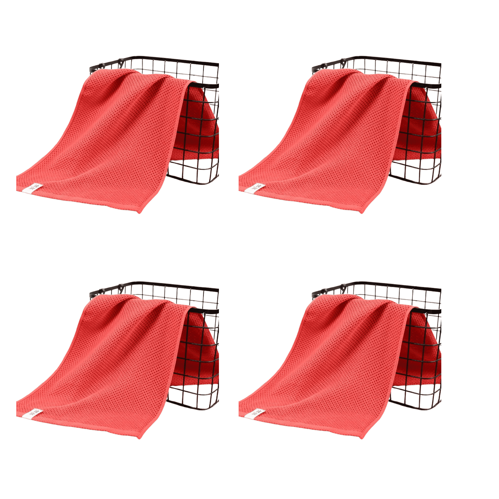 AUQ 4Pcs Hand Towels for Bathroom,Soft and Comfortable Material Towel ...