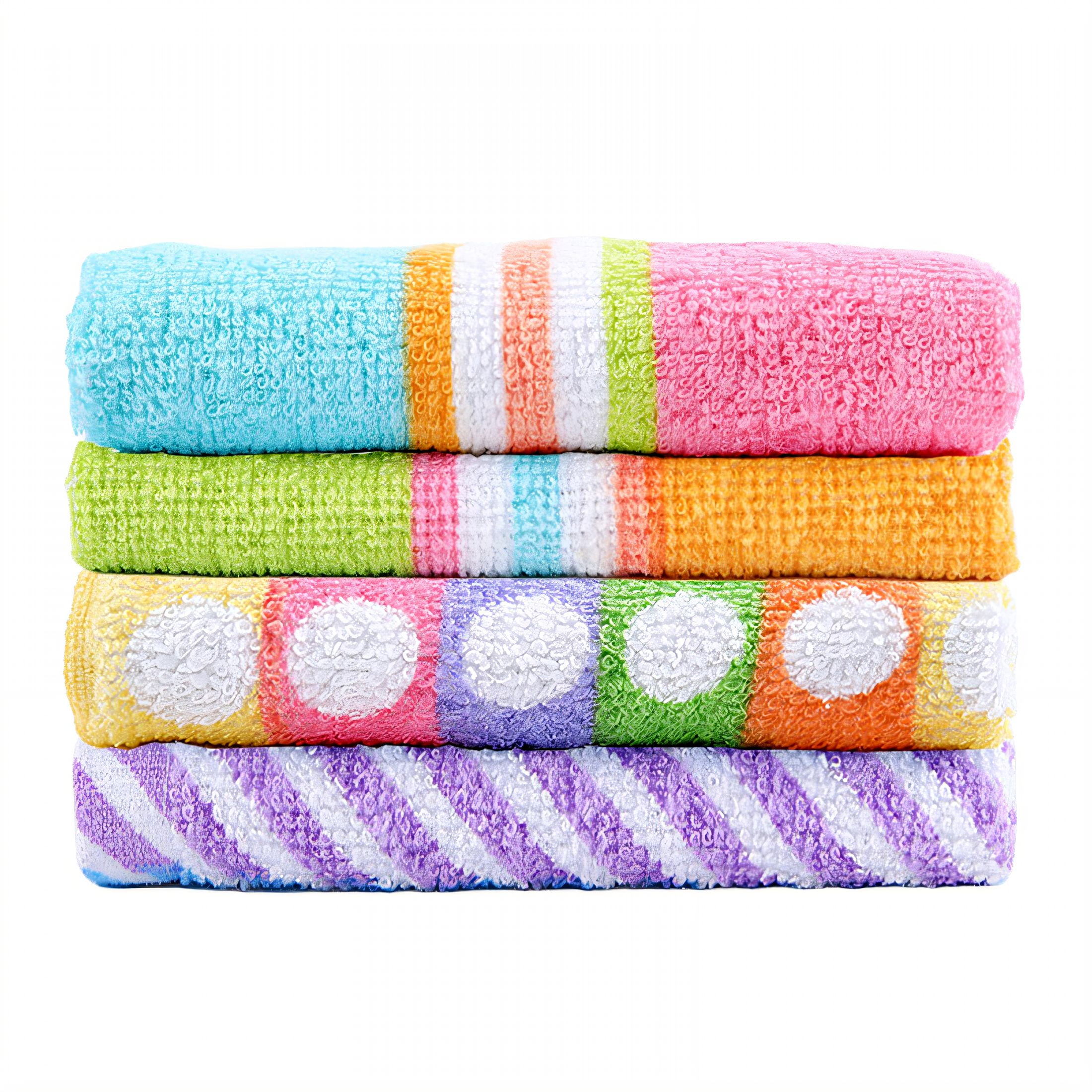 AUQ 4Pcs Kitchen Towels,Irritation Free Textile Kitchen Towels Cotton ...