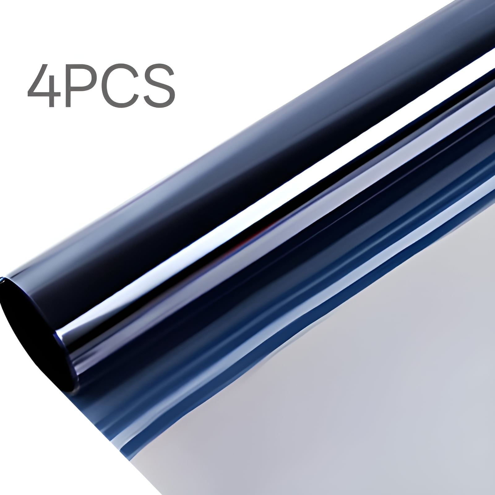 AUQ 4Pcs One Way Privacy Window Film,Reflective Outer Surface Window ...