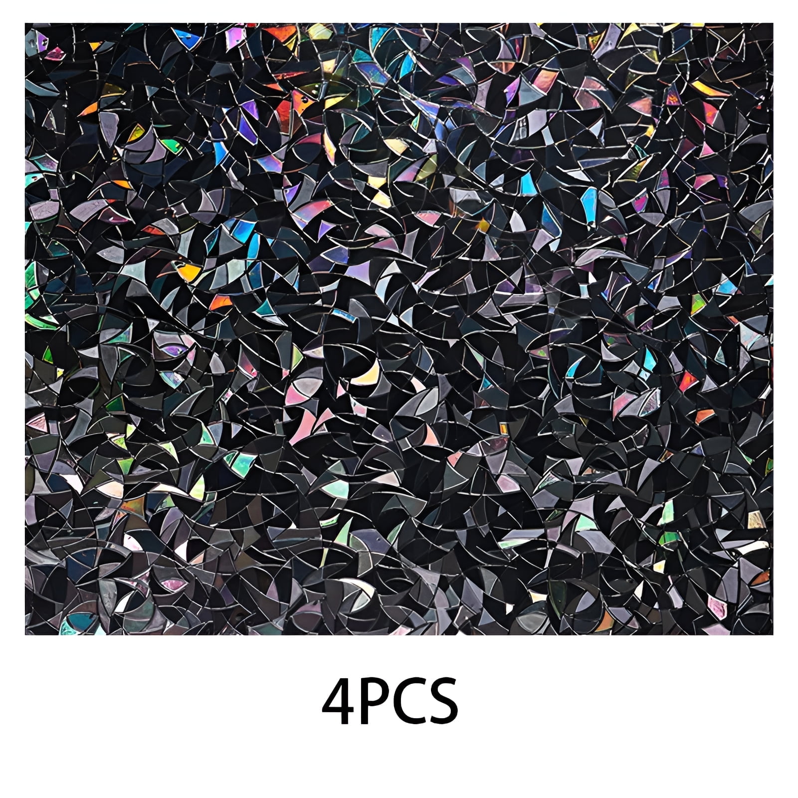 AUQ 4Pcs Privacy Window Film,Partial Light Penetration Frosted Window ...