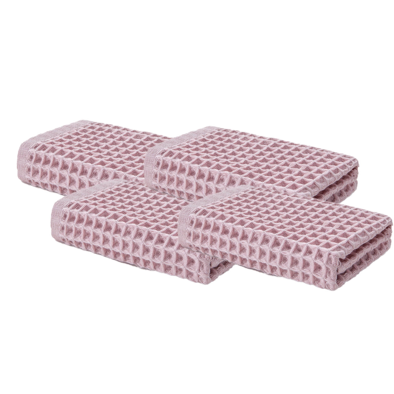 AUQ 4Pcs Towels Soft Face Towels Solid Color Hand Towels,Pink - Walmart.com