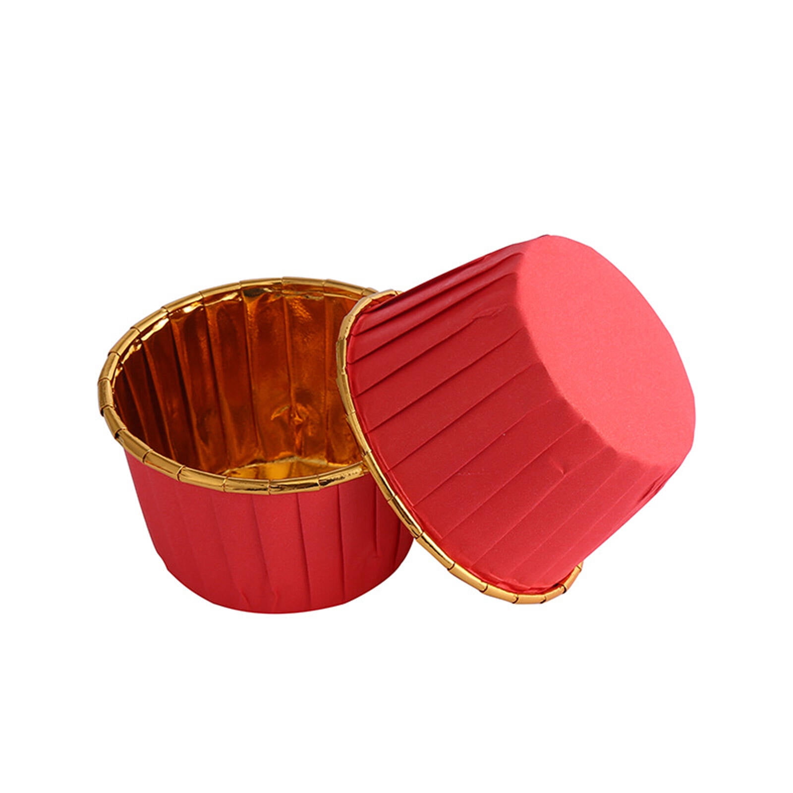 AUQ 50Pcs Pie Pan,Colors Won't Fade Tart Pan,Disposable Mini Cupcake ...