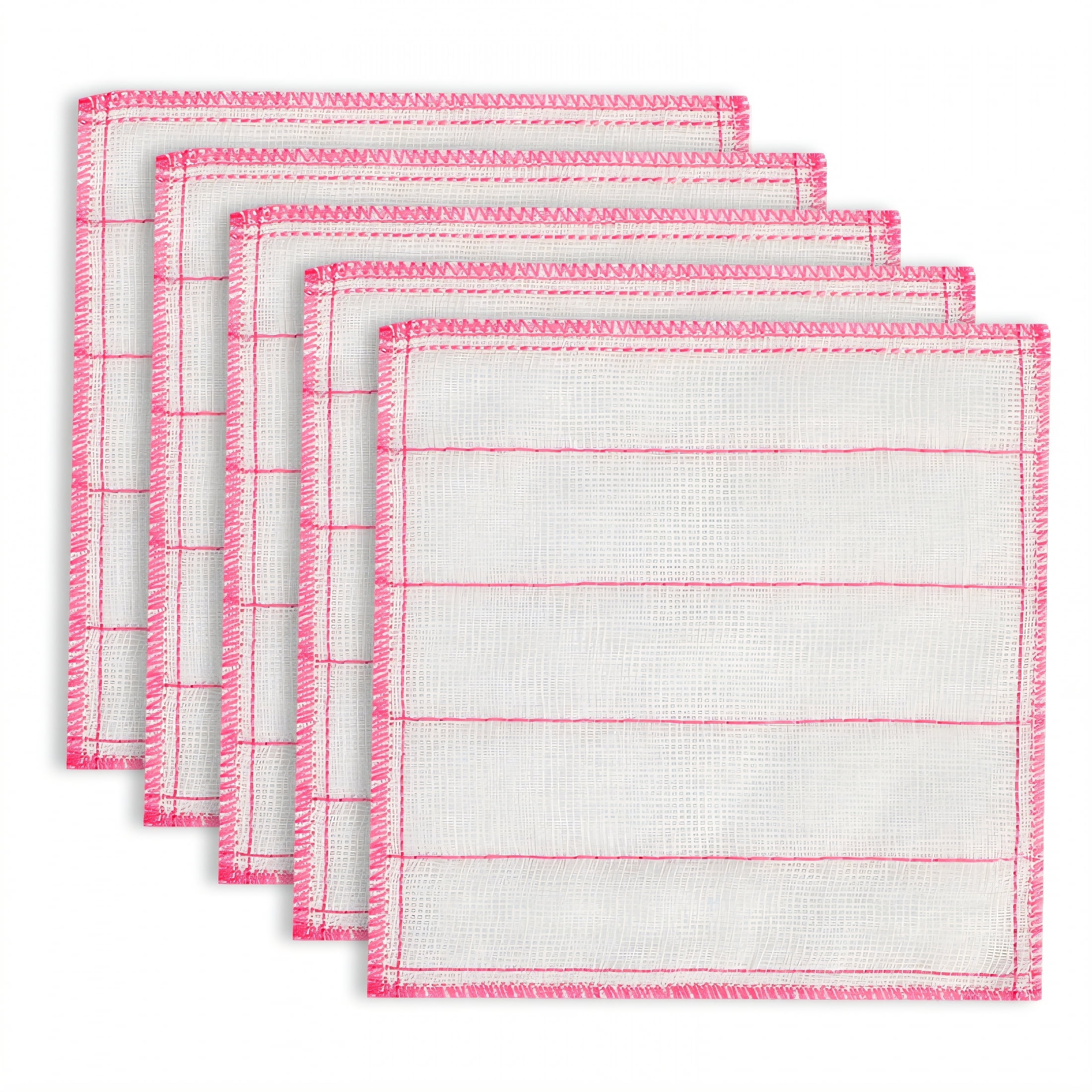 AUQ 5Pcs Cleaning Rags,Elastic Fiber Weave Rags for Cleaning House ...