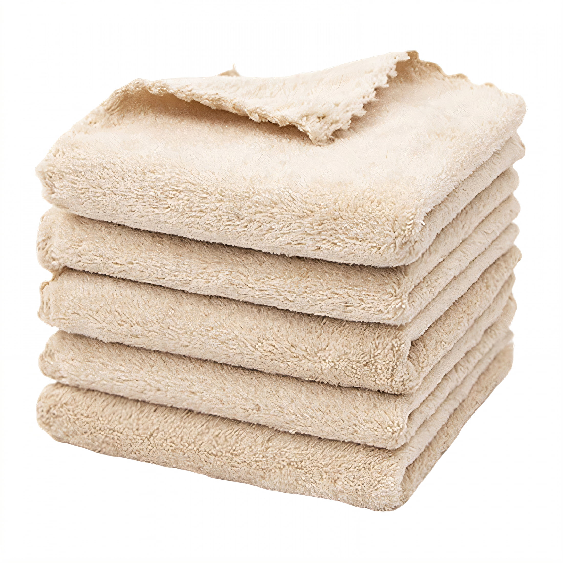 AUQ 5Pcs Cleaning Rags,Humidity Resistant Microfiber Towel,High ...